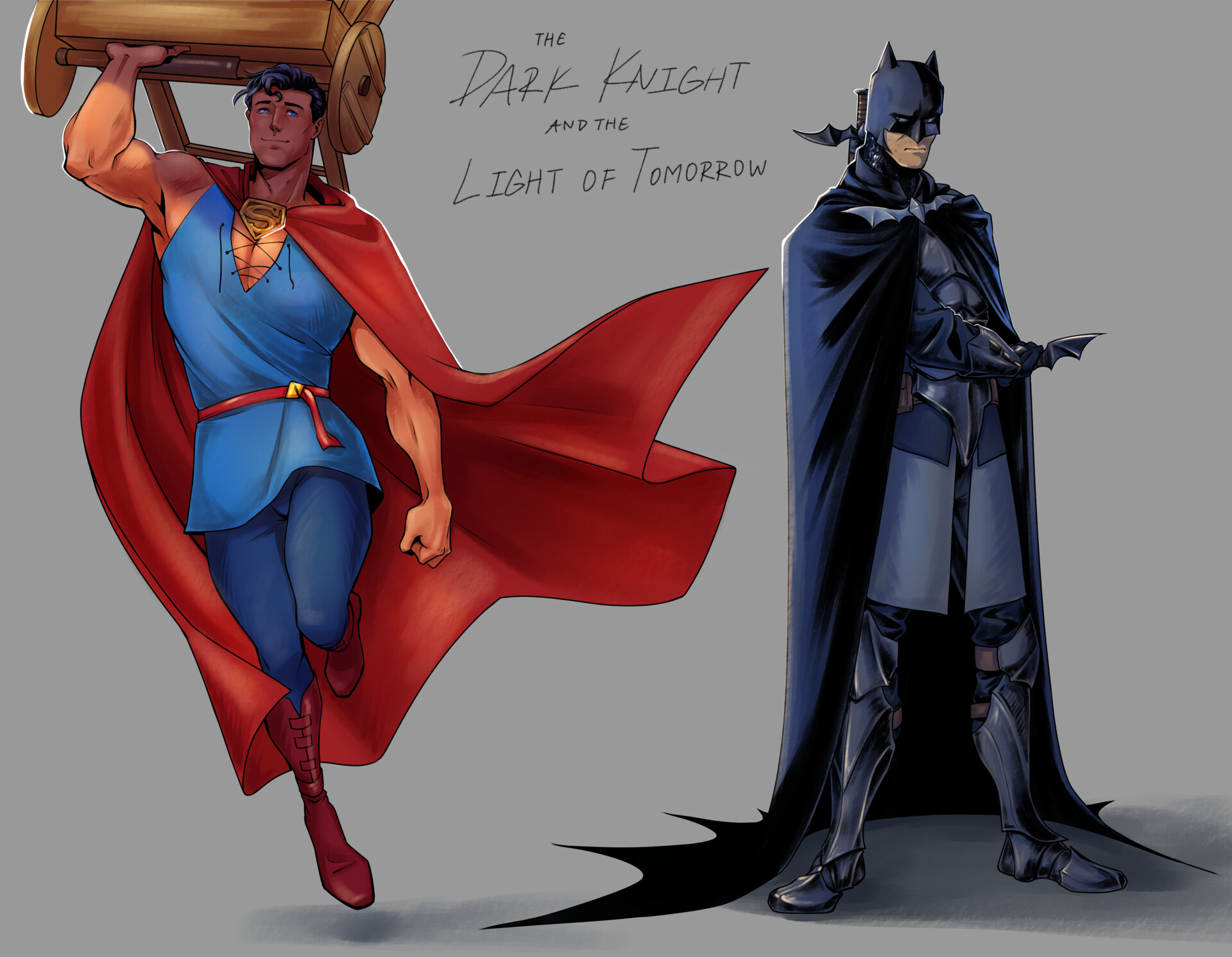 ArtStation - Medieval Superman and Batman