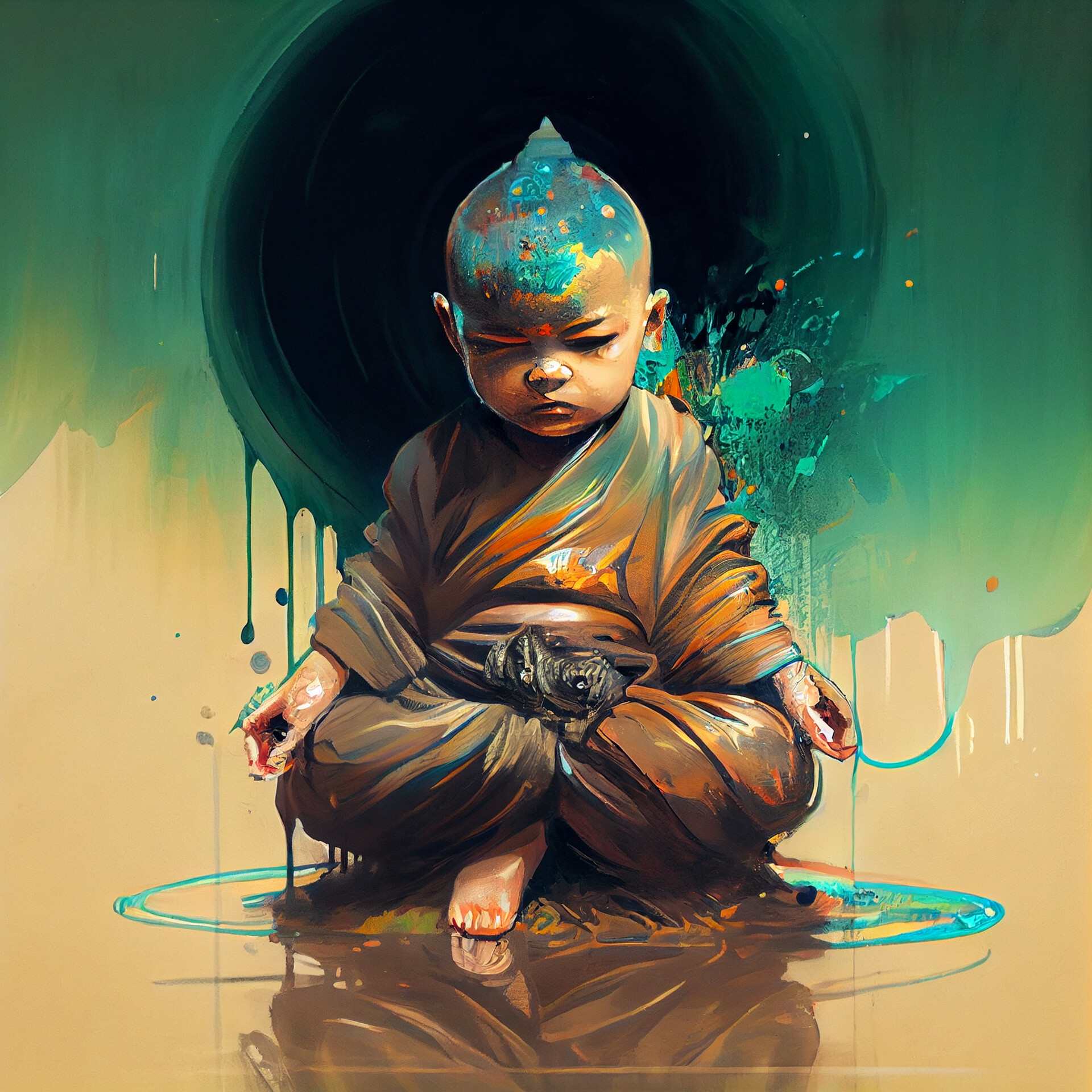 ArtStation - Baby Buddha