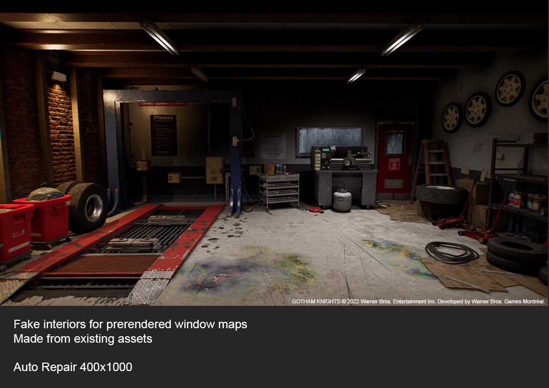 Alexandra Jaeschke - Gotham Knights Fake Interiors