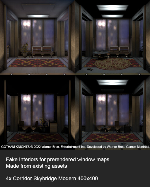 Alexandra Jaeschke - Gotham Knights Fake Interiors