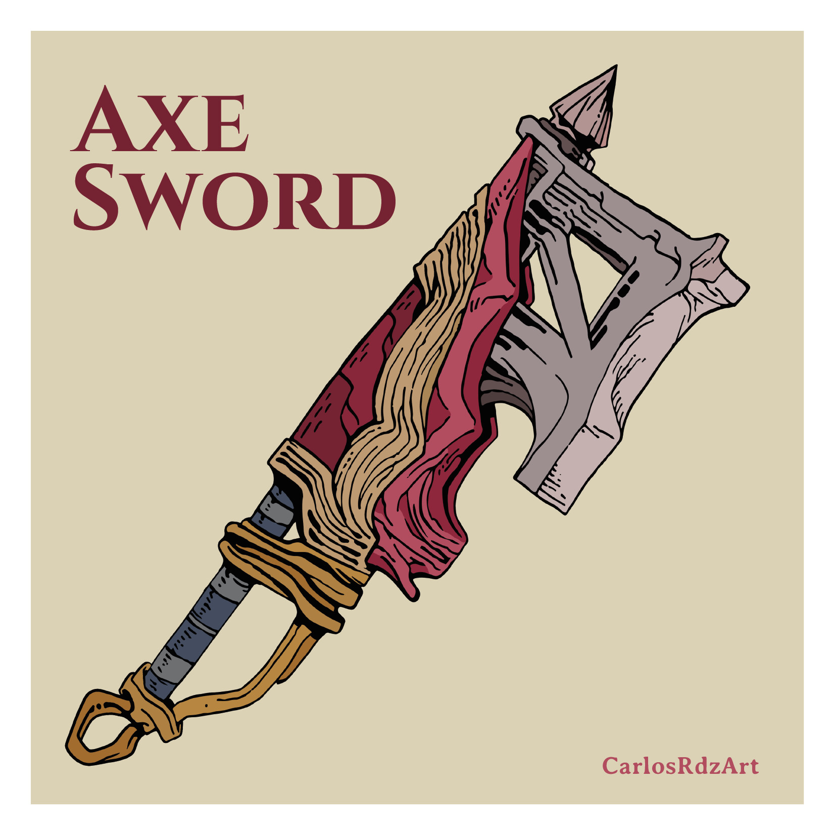 ArtStation - Axe Sword
