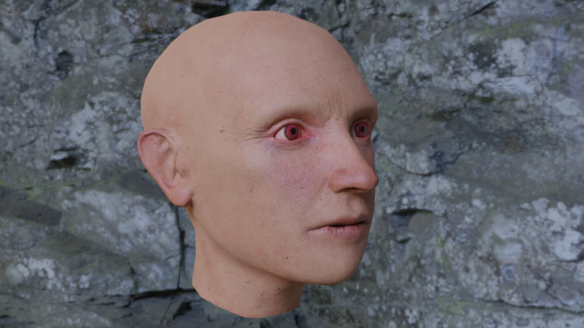 ArtStation - WIP - Realistic Face Sculpt