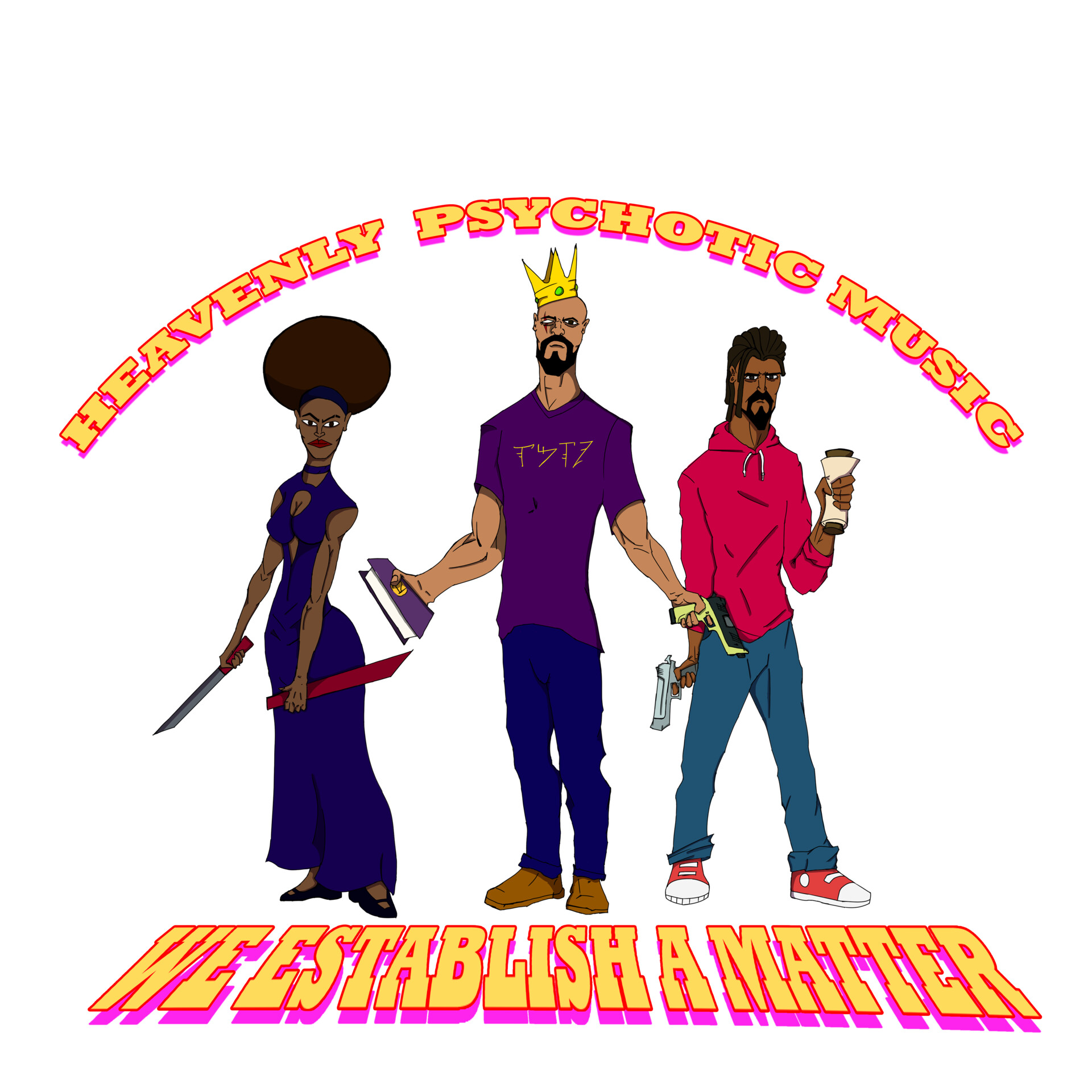 ArtStation - Heavenly Psychotic Logo - Commission Work