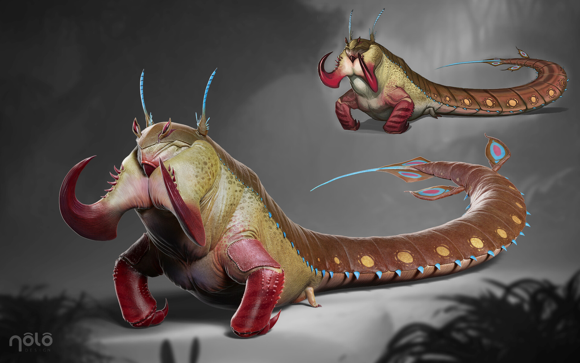 ArtStation - Grendel - 3D Creature Sculpture