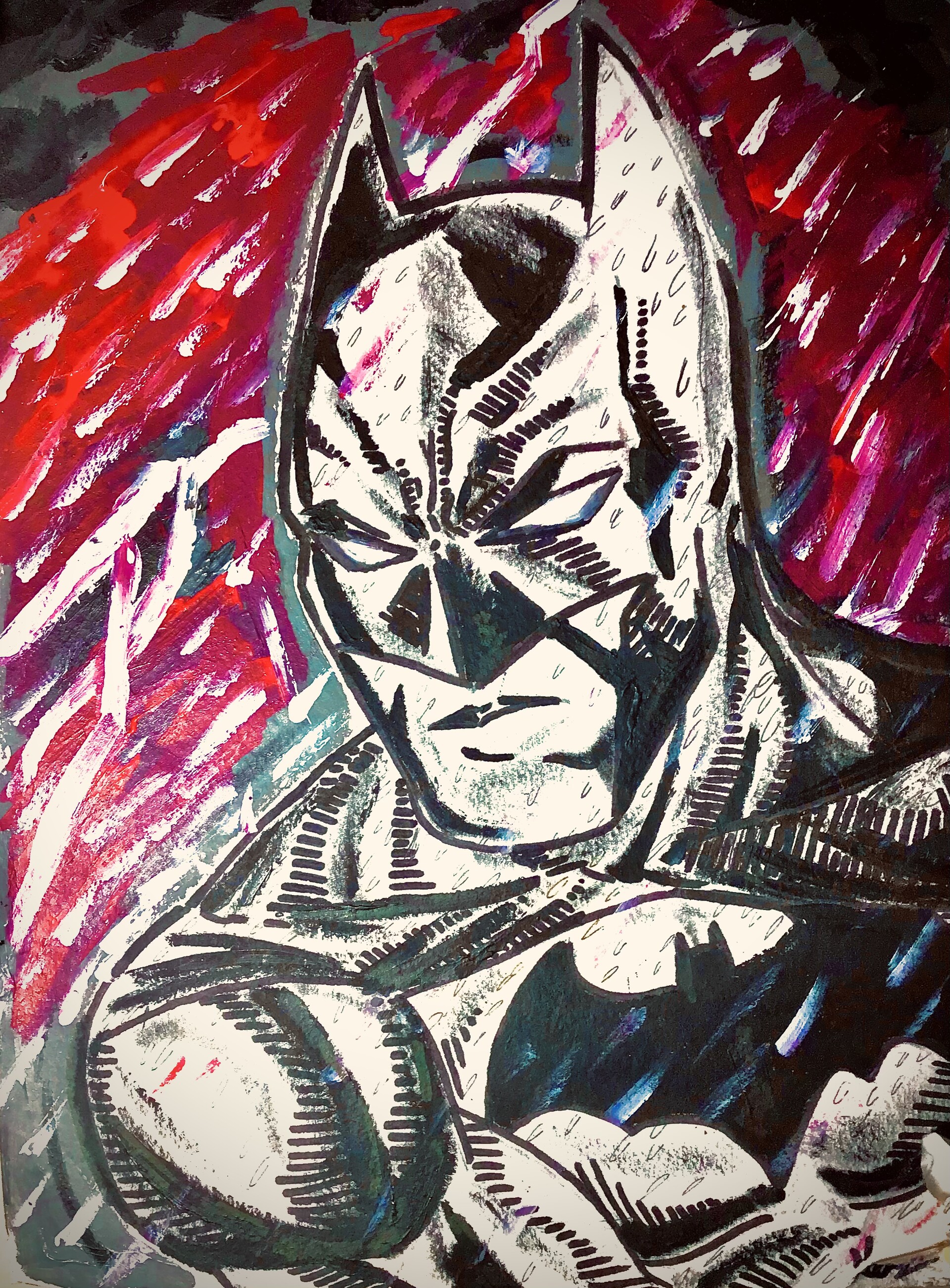 ArtStation - Batman stormy night!!