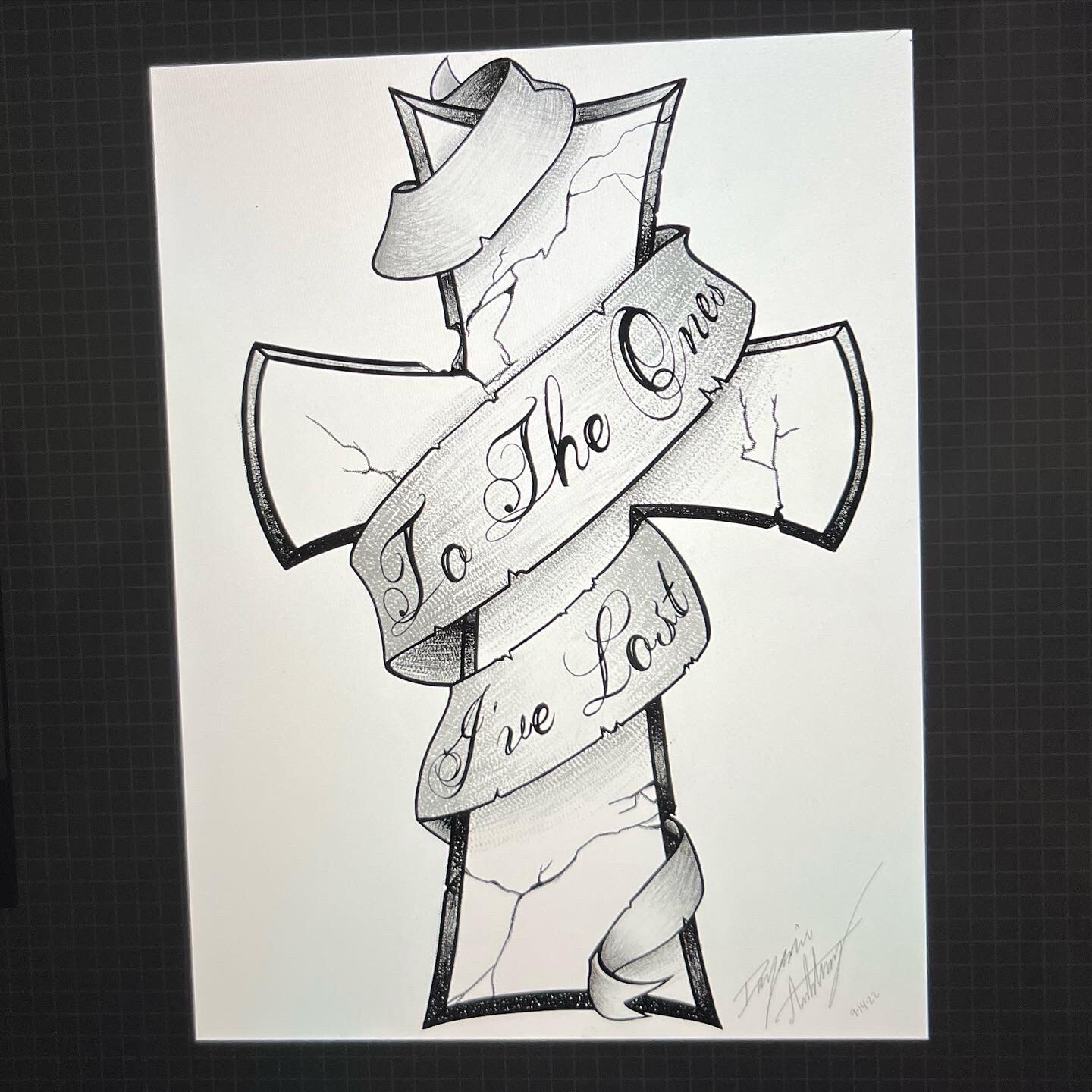 ArtStation - CROSS COMMISSION TATTOO DESIGN - 9/14/22