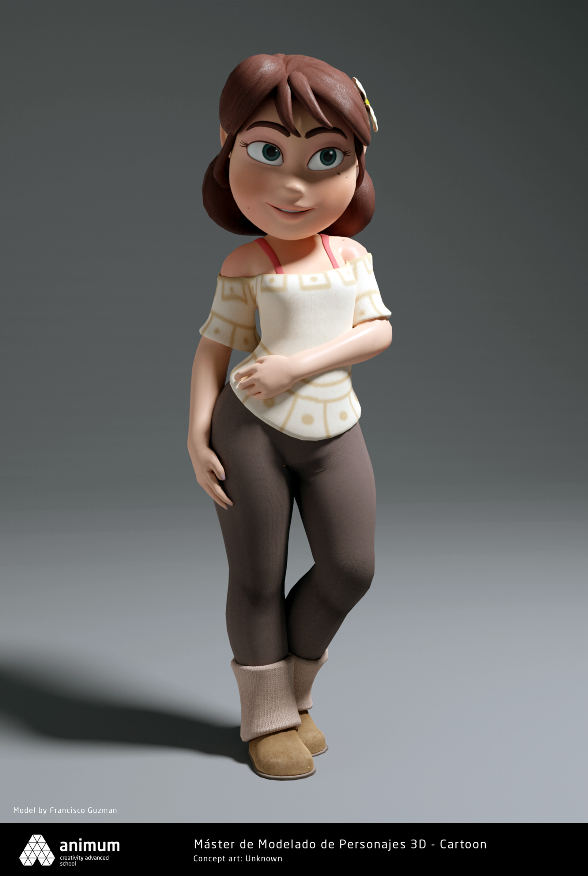 ArtStation - Cartoon Girl Project