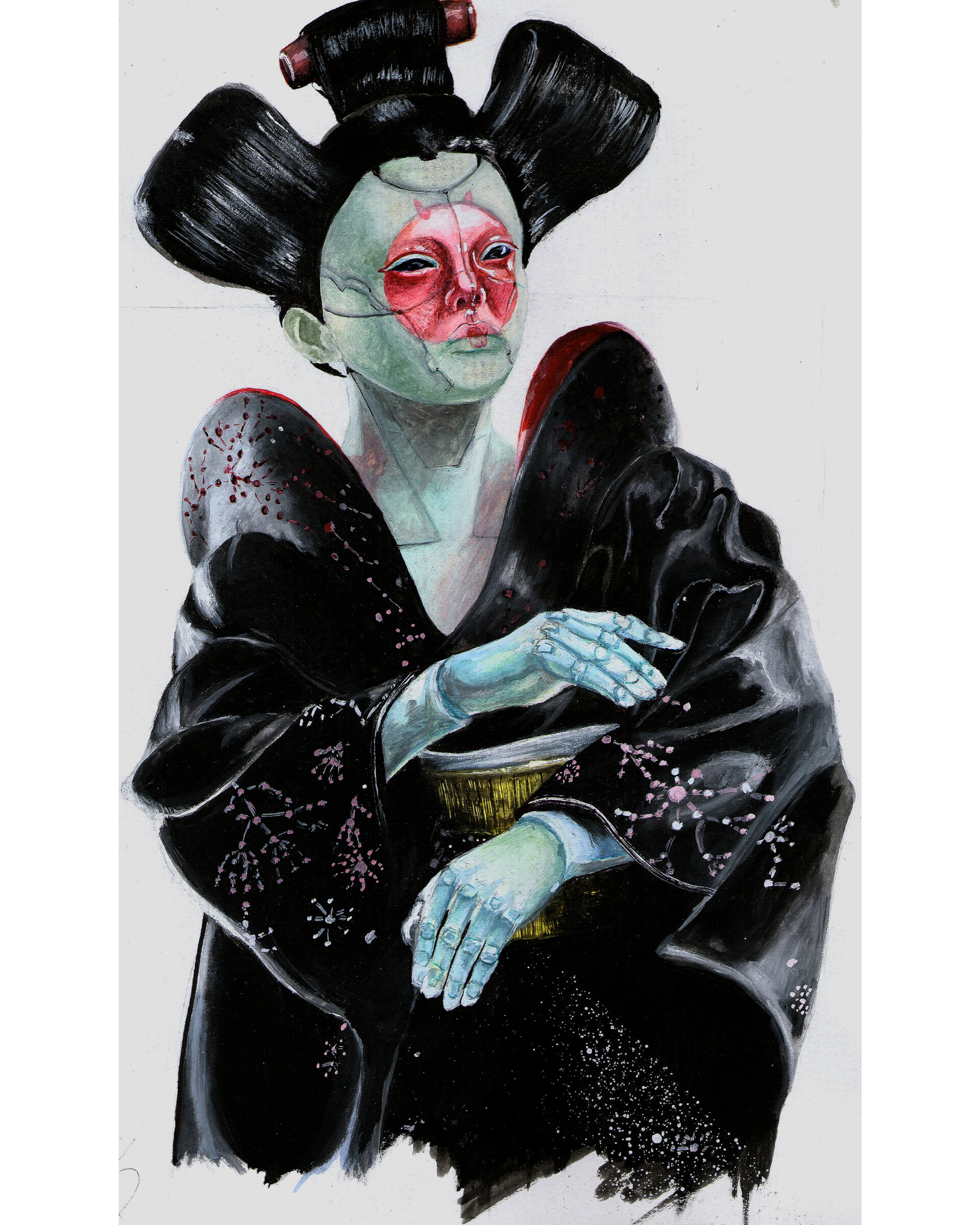 ArtStation - red geisha