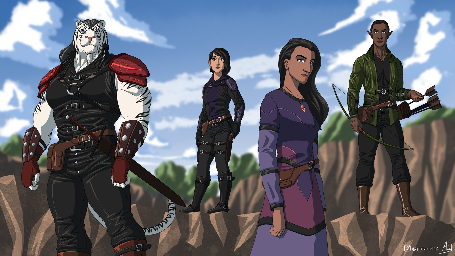 ArtStation - The Slayers Together.