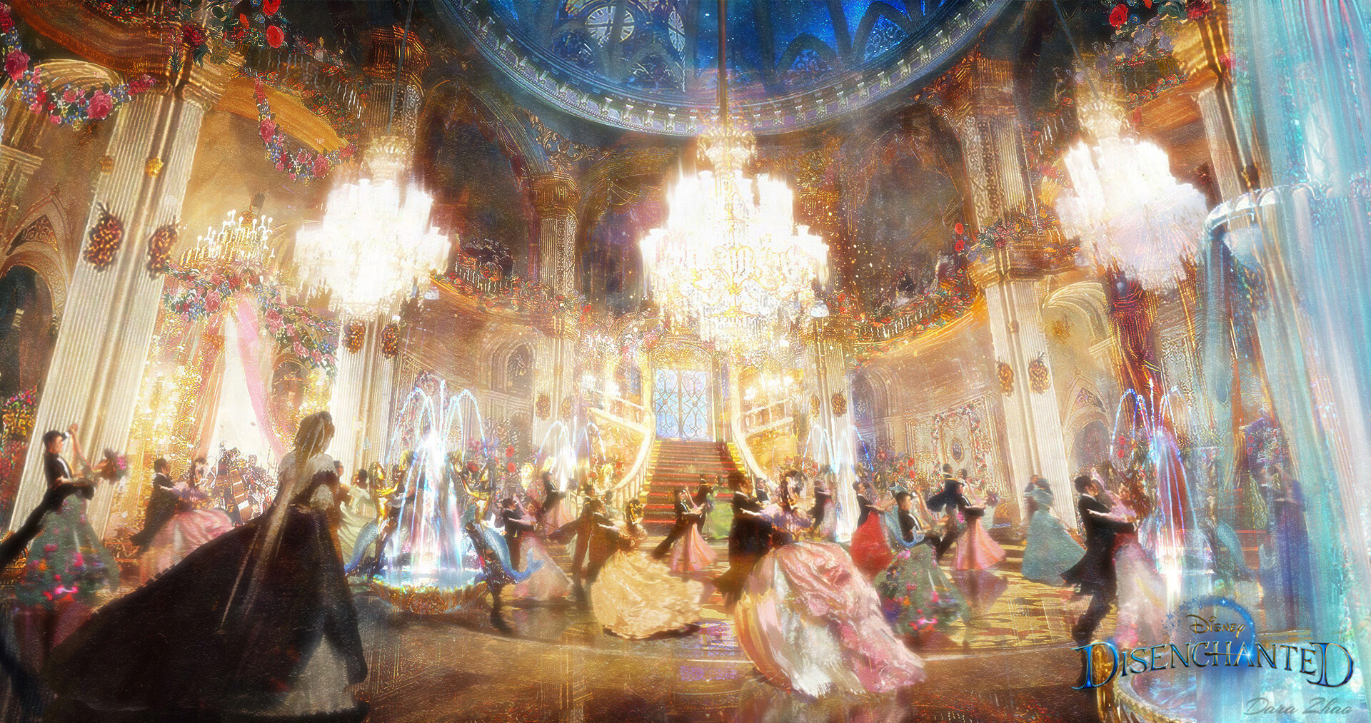 ArtStation - Disenchanted Concept Art_Ballroom