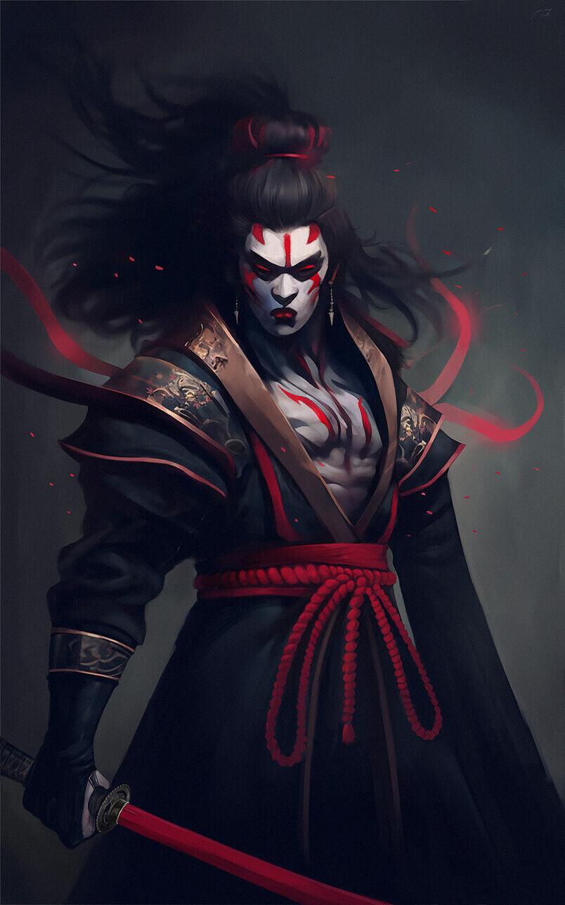 ArtStation - Fukitsuna Devil Shogun
