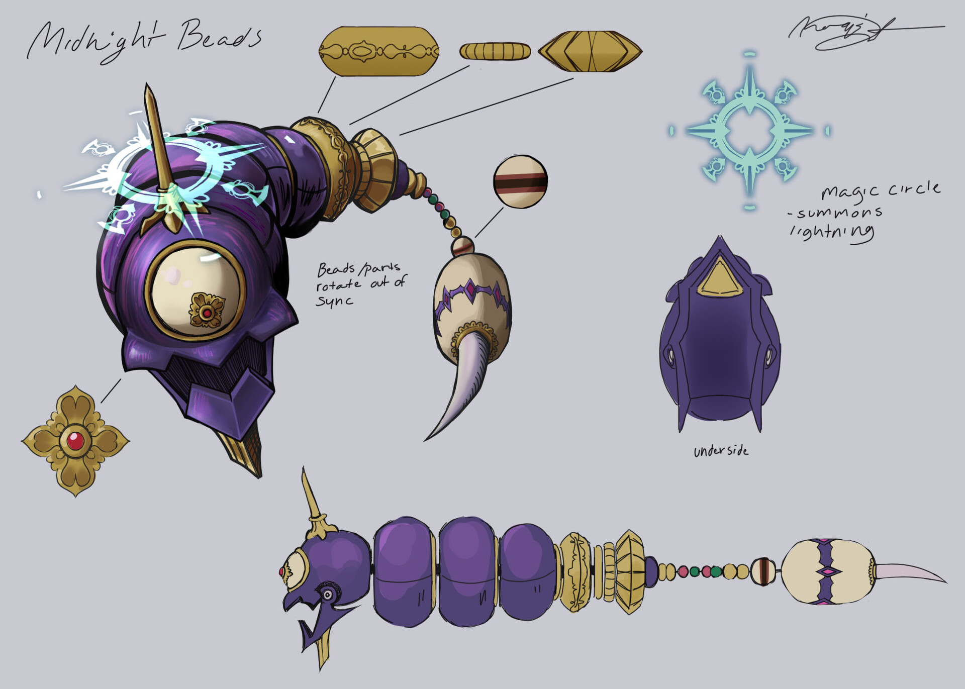 ArtStation - Midnight Beads (Monster)