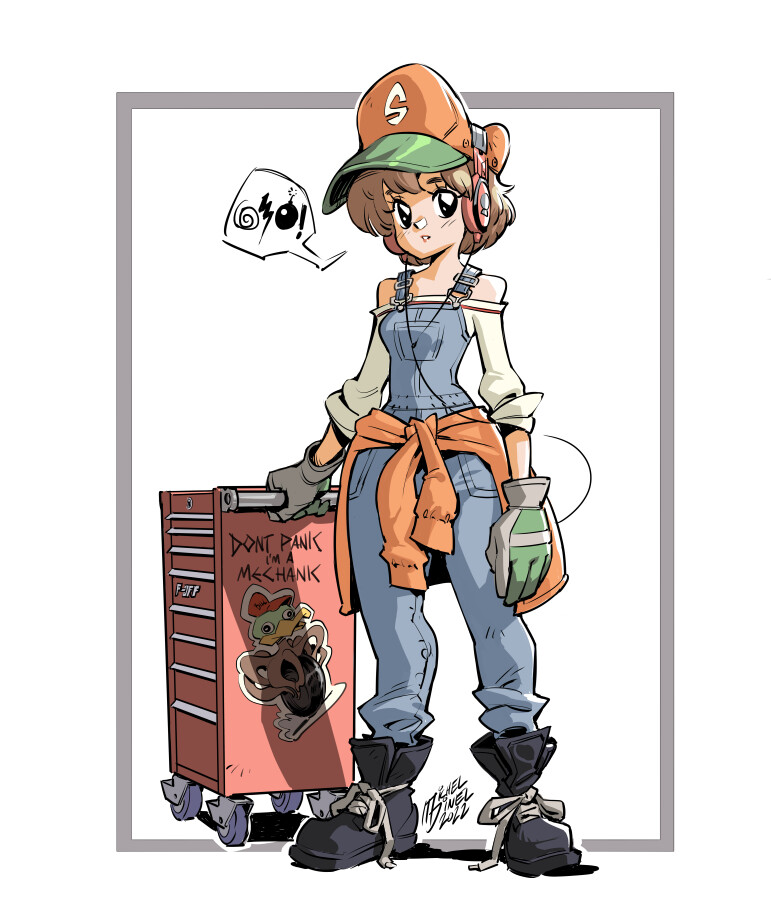 ArtStation - Toolbox Lady