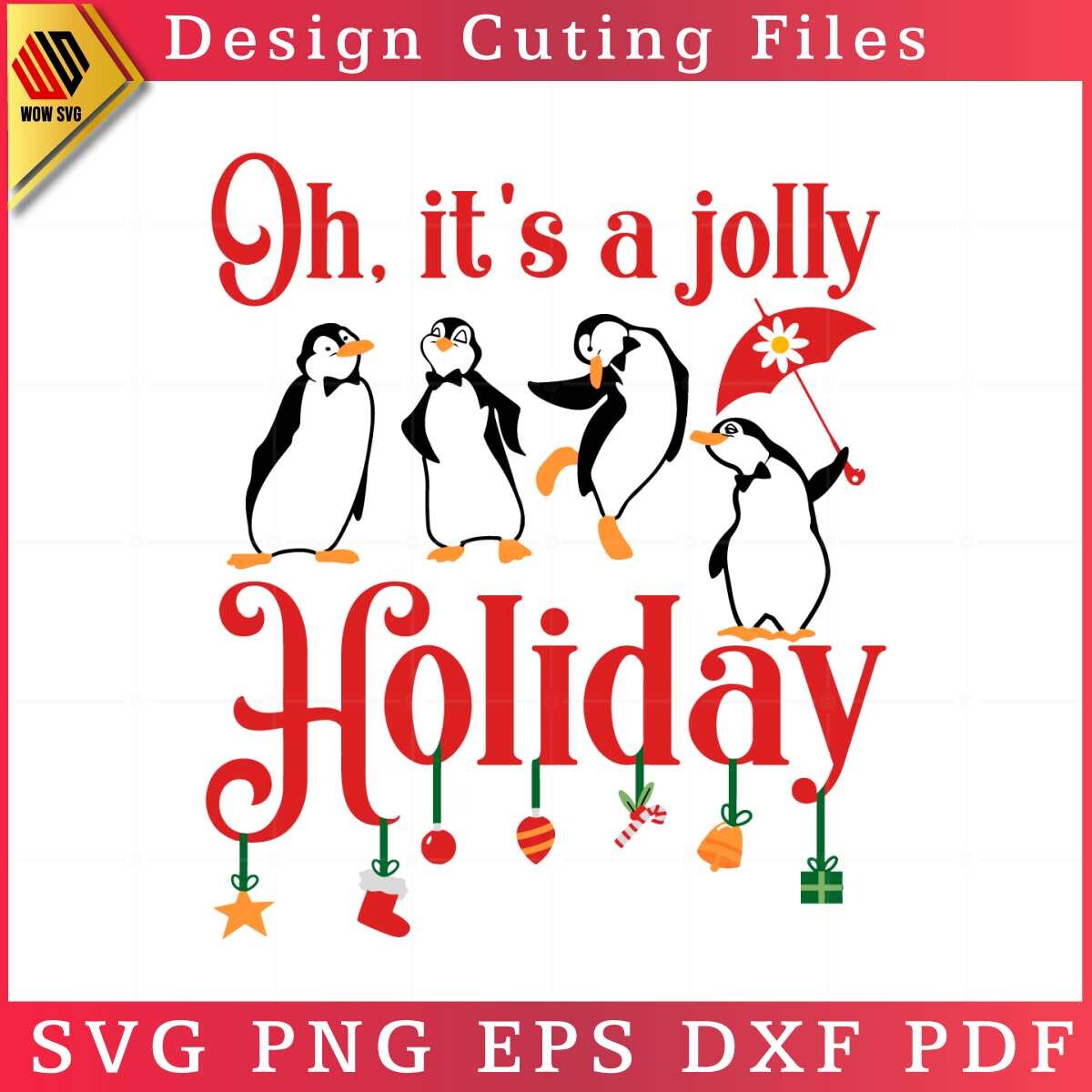 ArtStation - Oh It’s A Jolly Holiday Svg Files For Cricut Sublimation Files