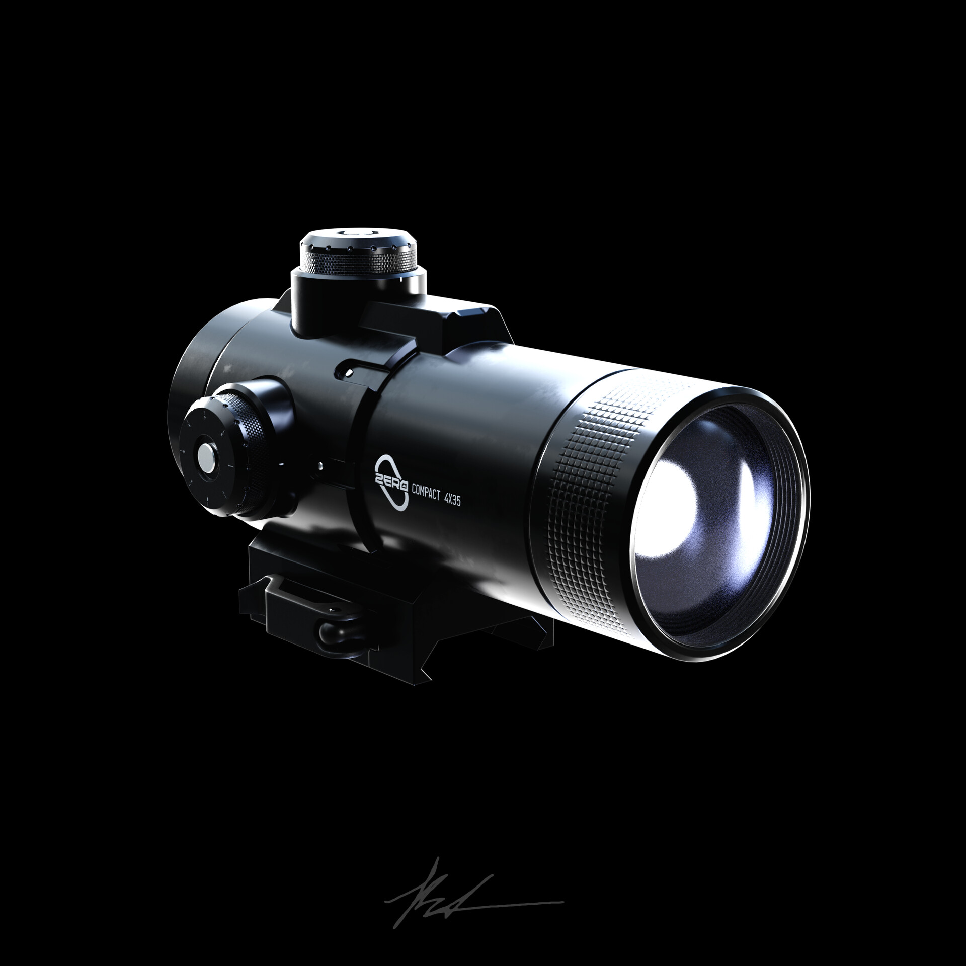 Kat - ZERO Compact 4x35 Prismatic Optical Scope