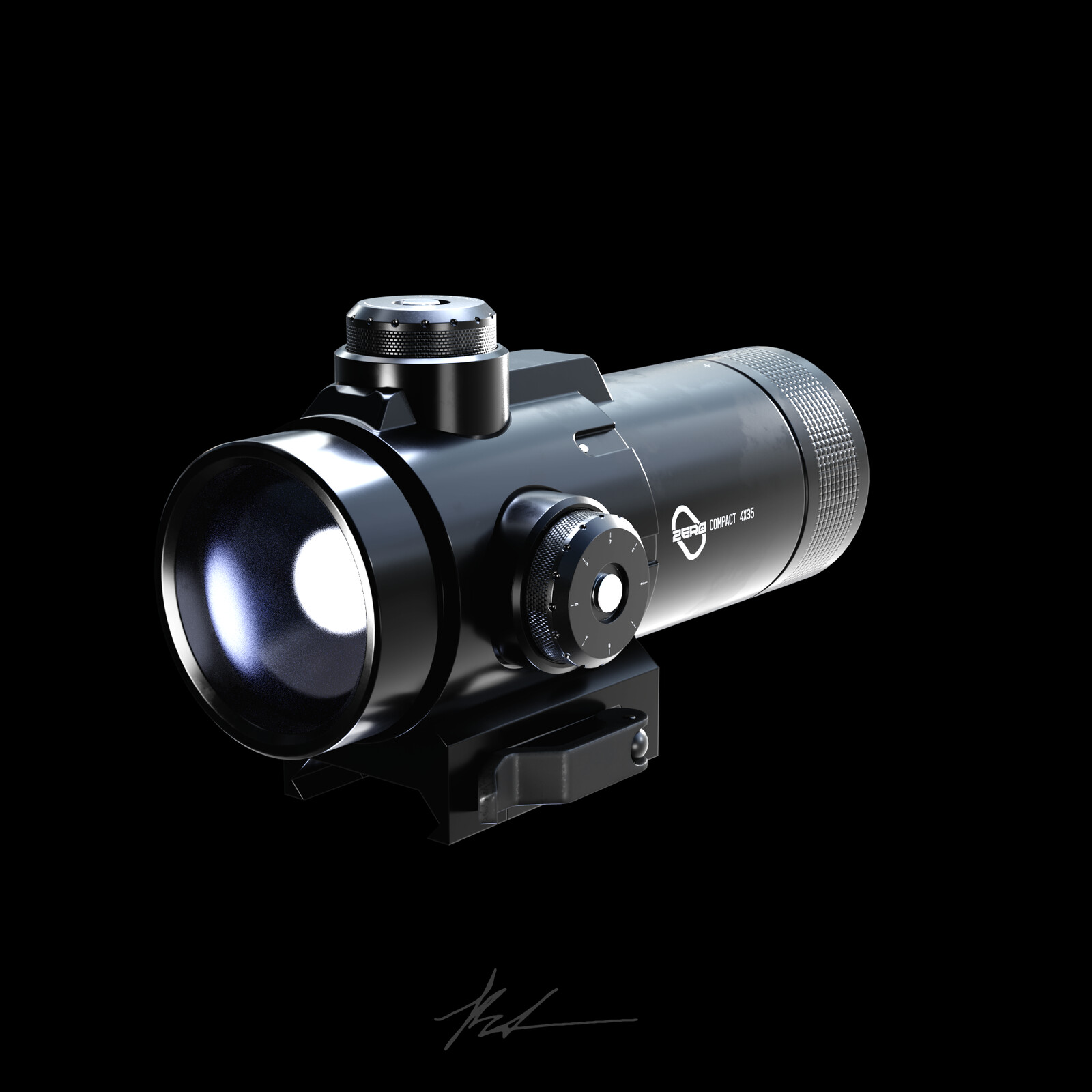 Kat - ZERO Compact 4x35 Prismatic Optical Scope
