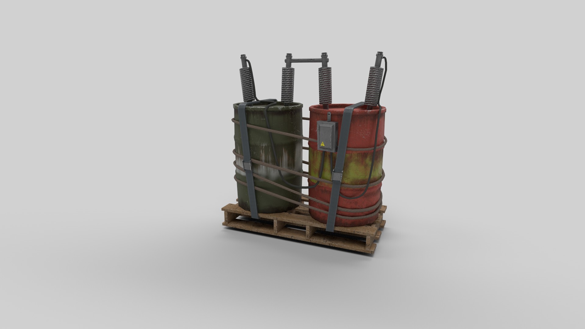 ArtStation - Rusted double Barrel