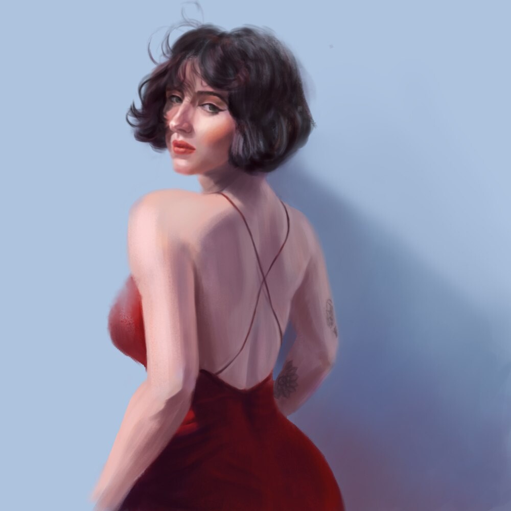 ArtStation - Almost pinup