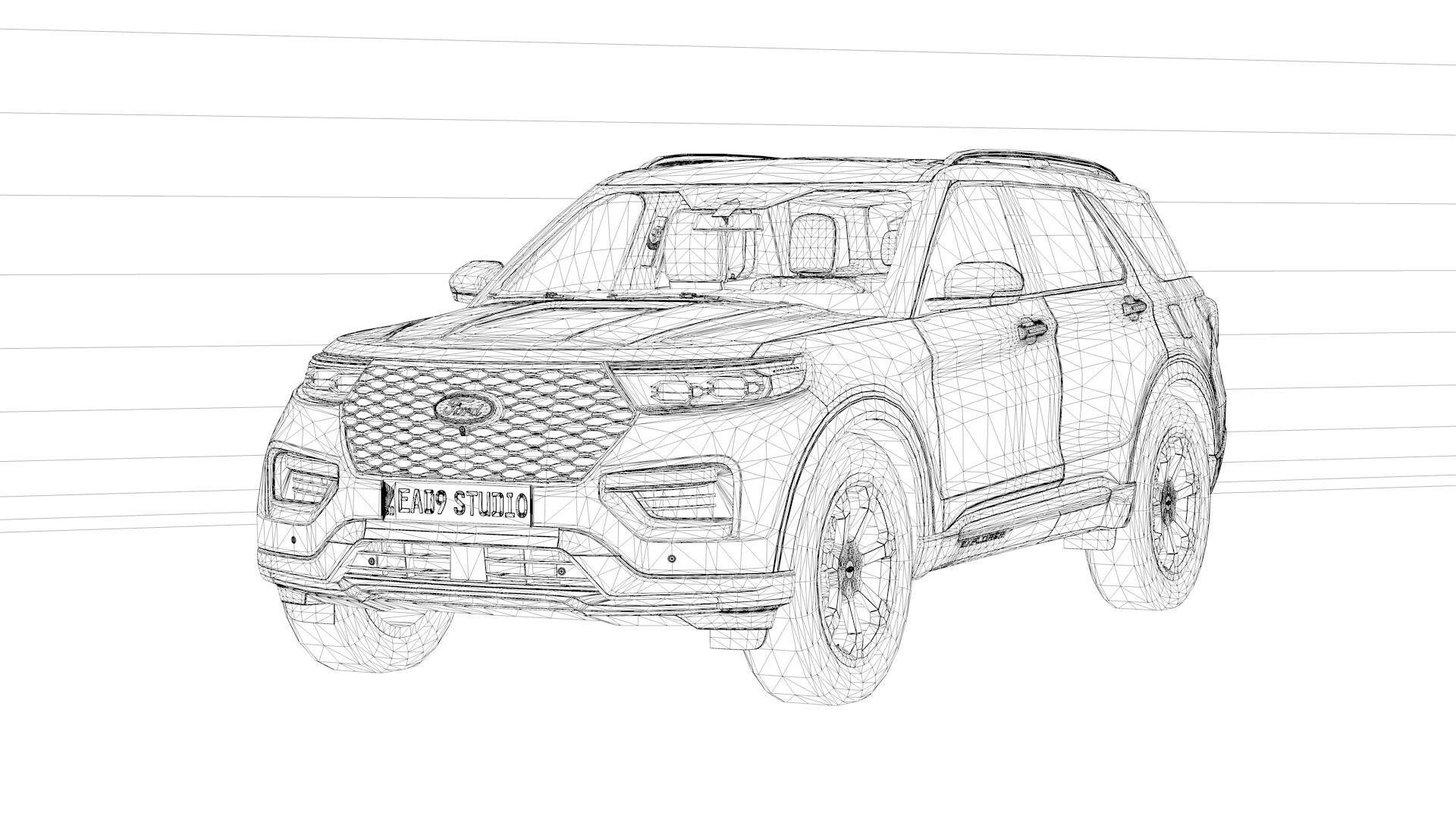ford explorer coloring pages