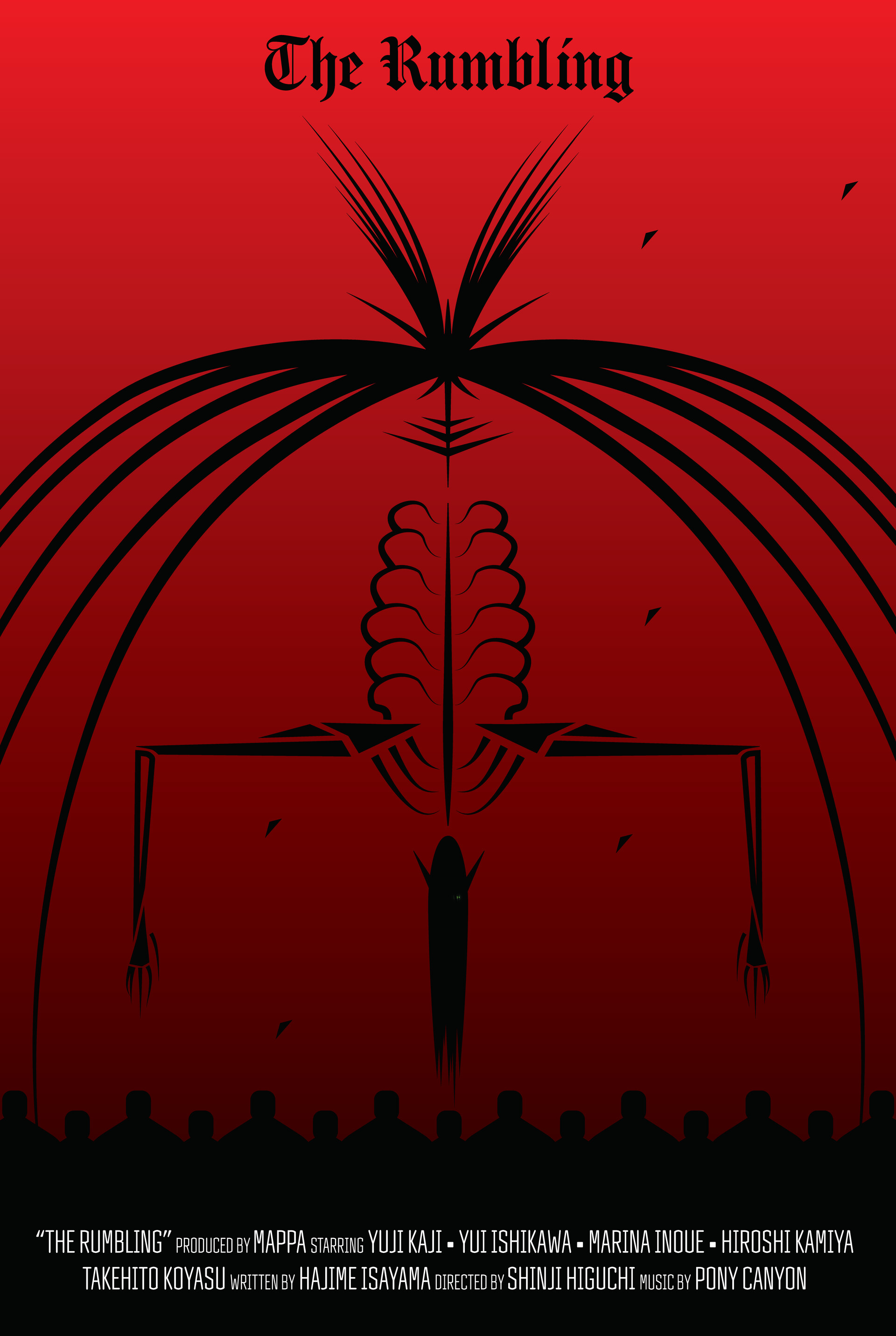 ArtStation - Project: Rumbling Movie Poster (2022)