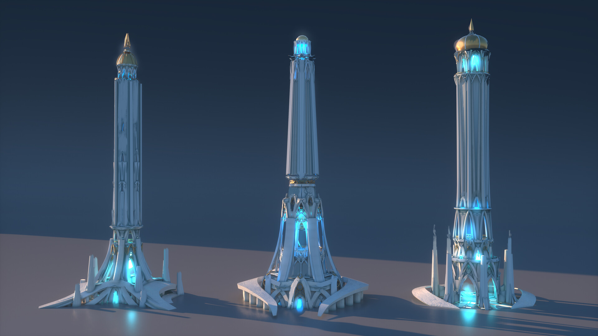 Leon Tukker - Magic the Gathering - Brothers war Urza's Tower concepts