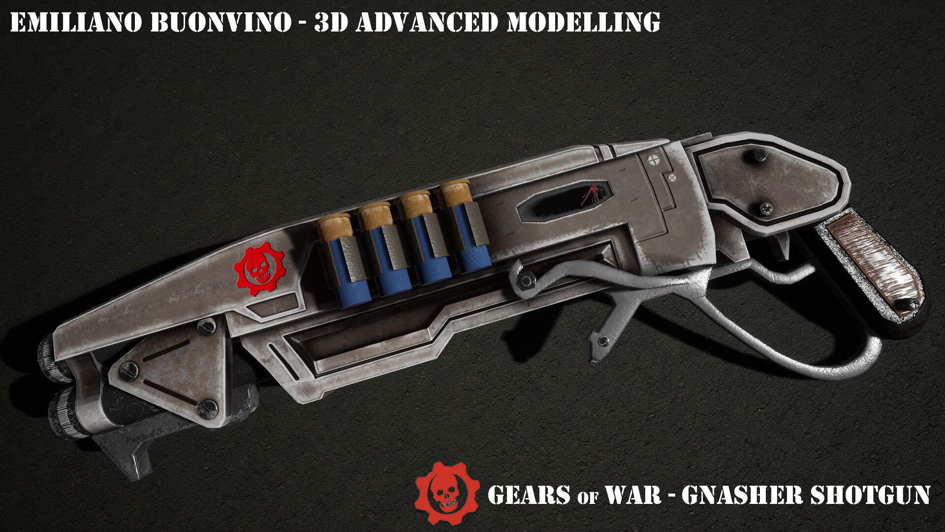 Emiliano Buonvino - Gnasher Shotgun - Gears of War