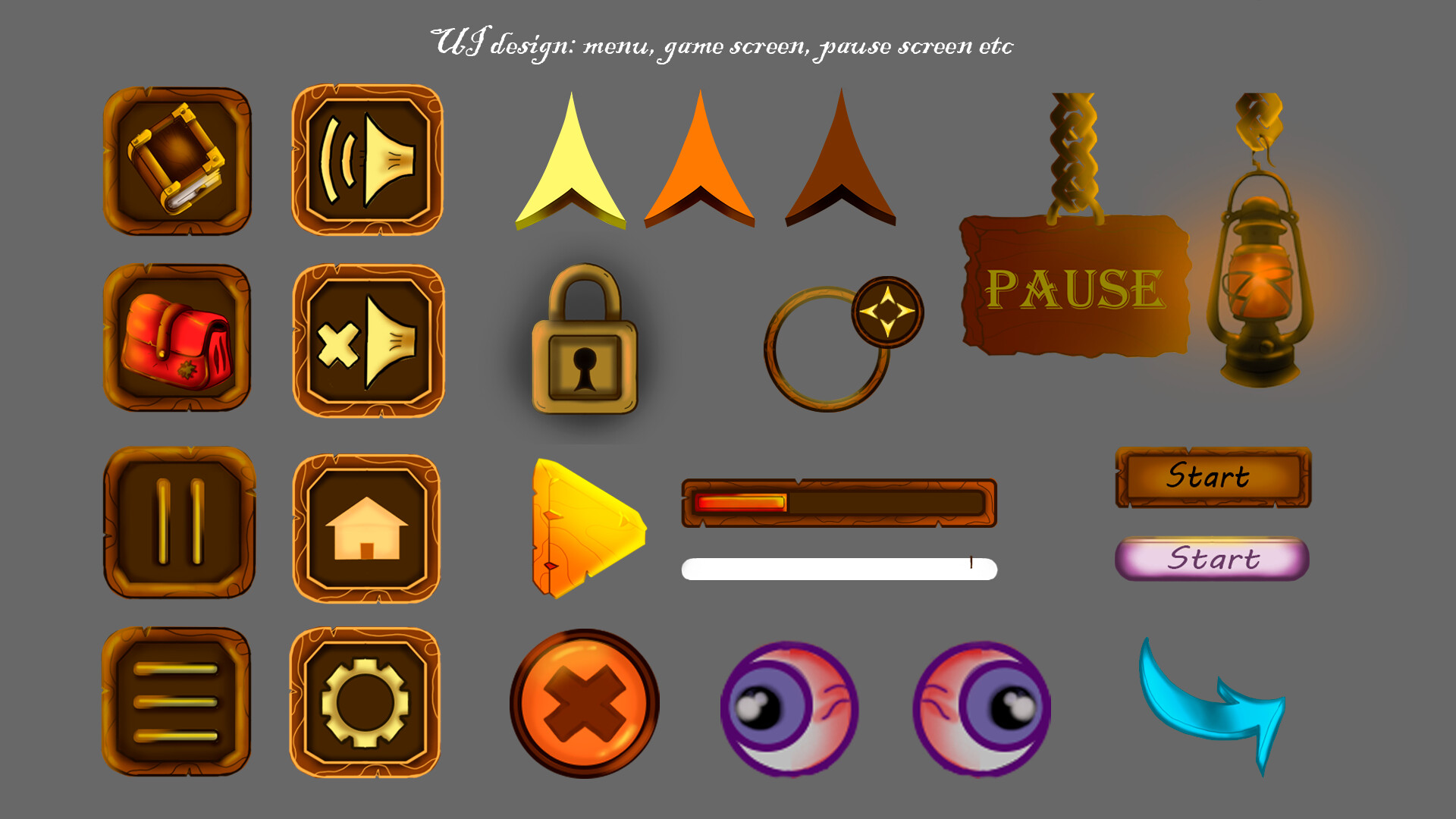ArtStation - UI design