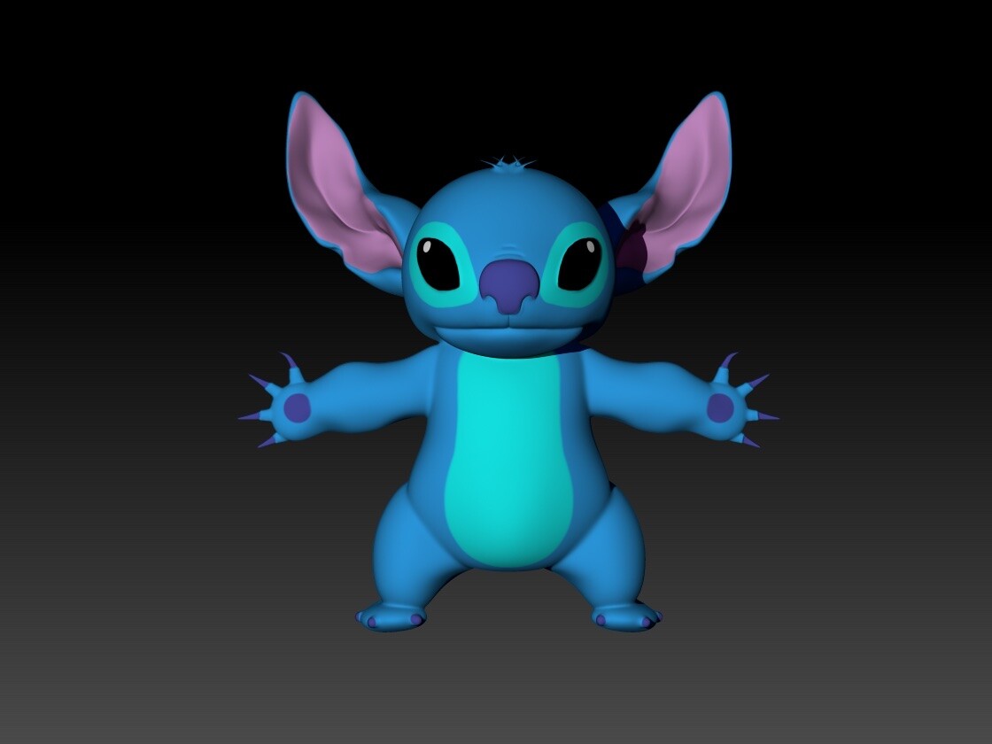 ArtStation - Modelado Stitch 3D