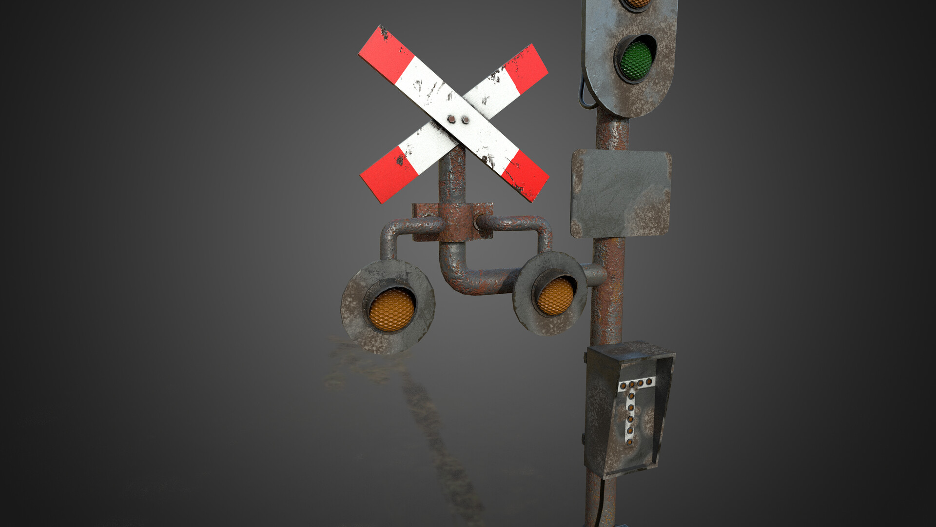 ArtStation - old train signal lights