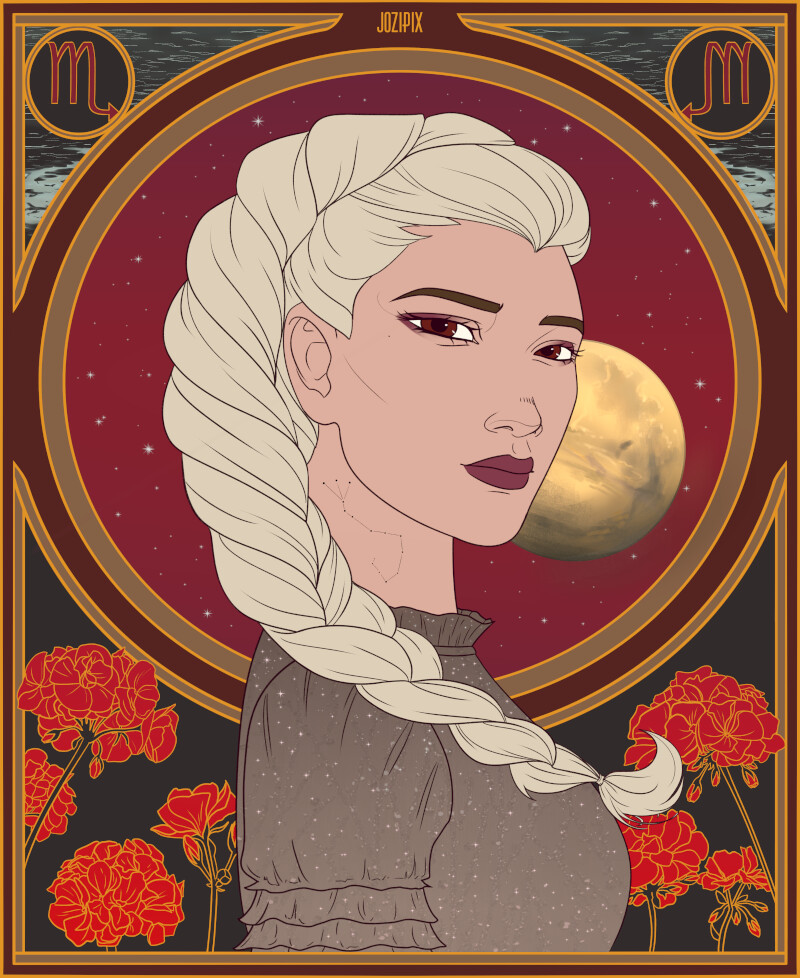 ArtStation - Scorpio - Zodiac Signs Series