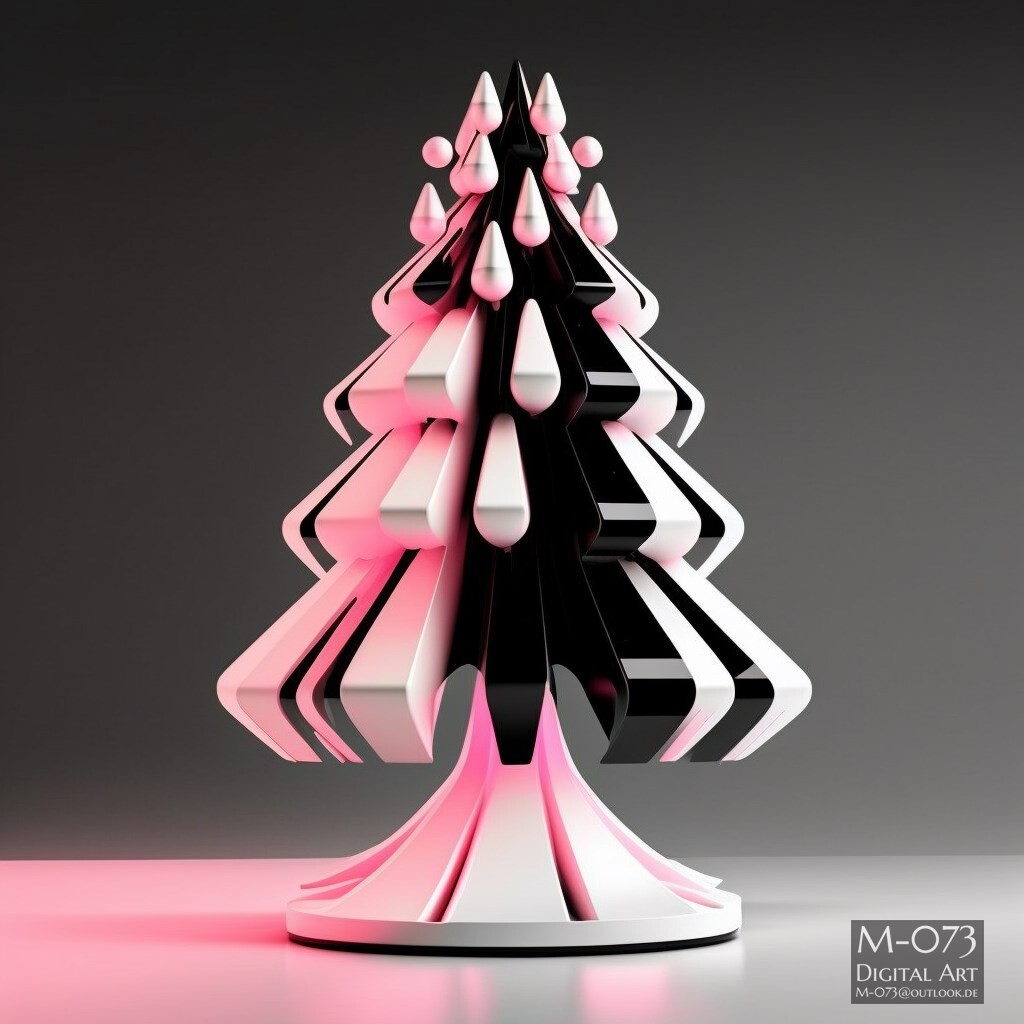 ArtStation - modern christmas tree - nov22