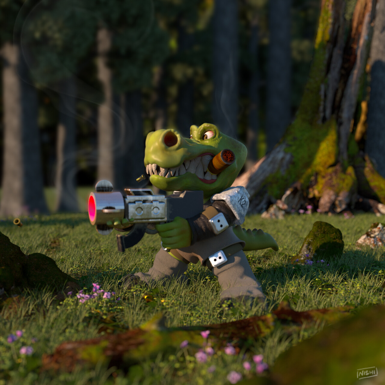 ArtStation - Dynamite Dino