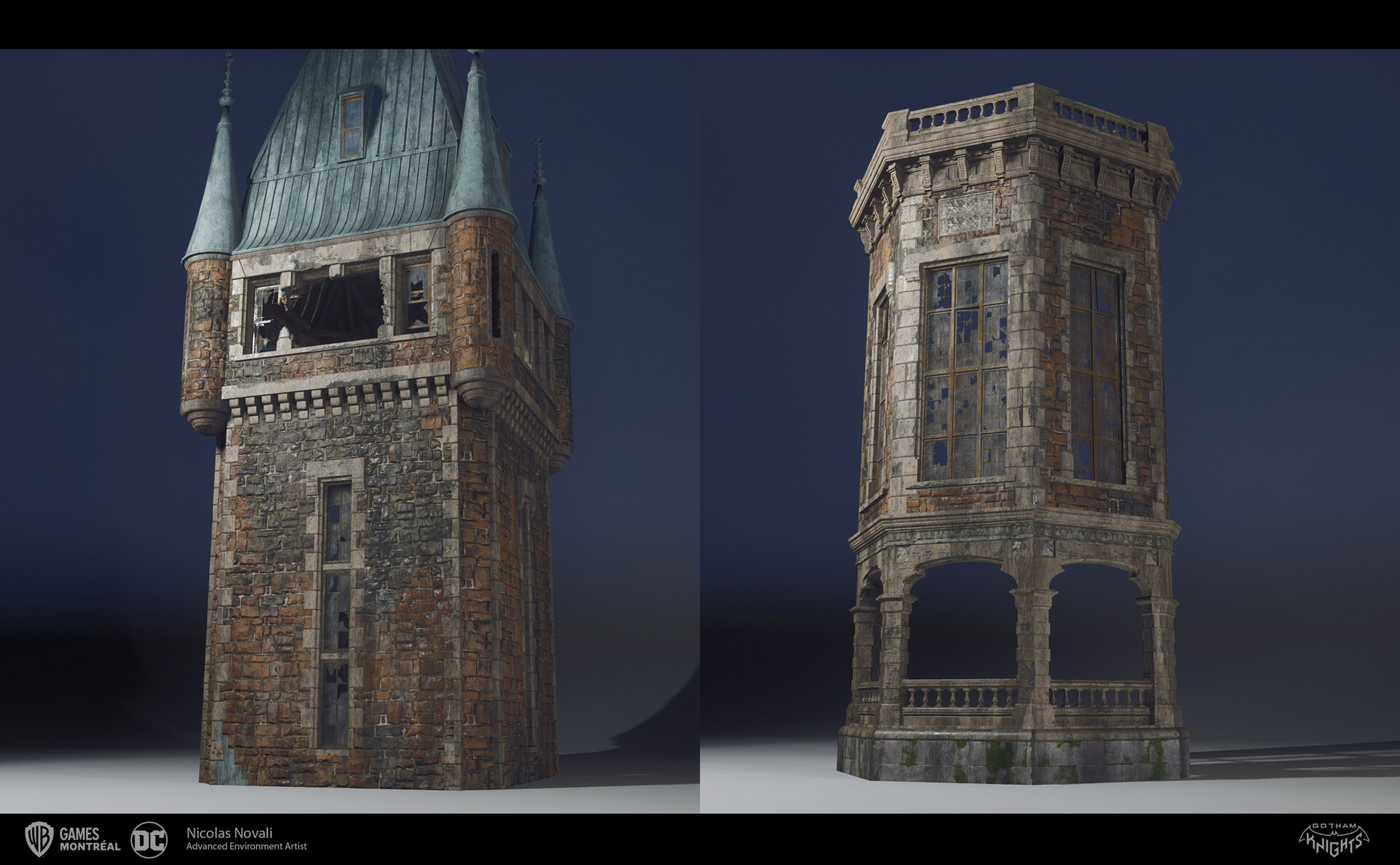 Nicolas Novali - Gotham Knights - Arkham Asylum Assets