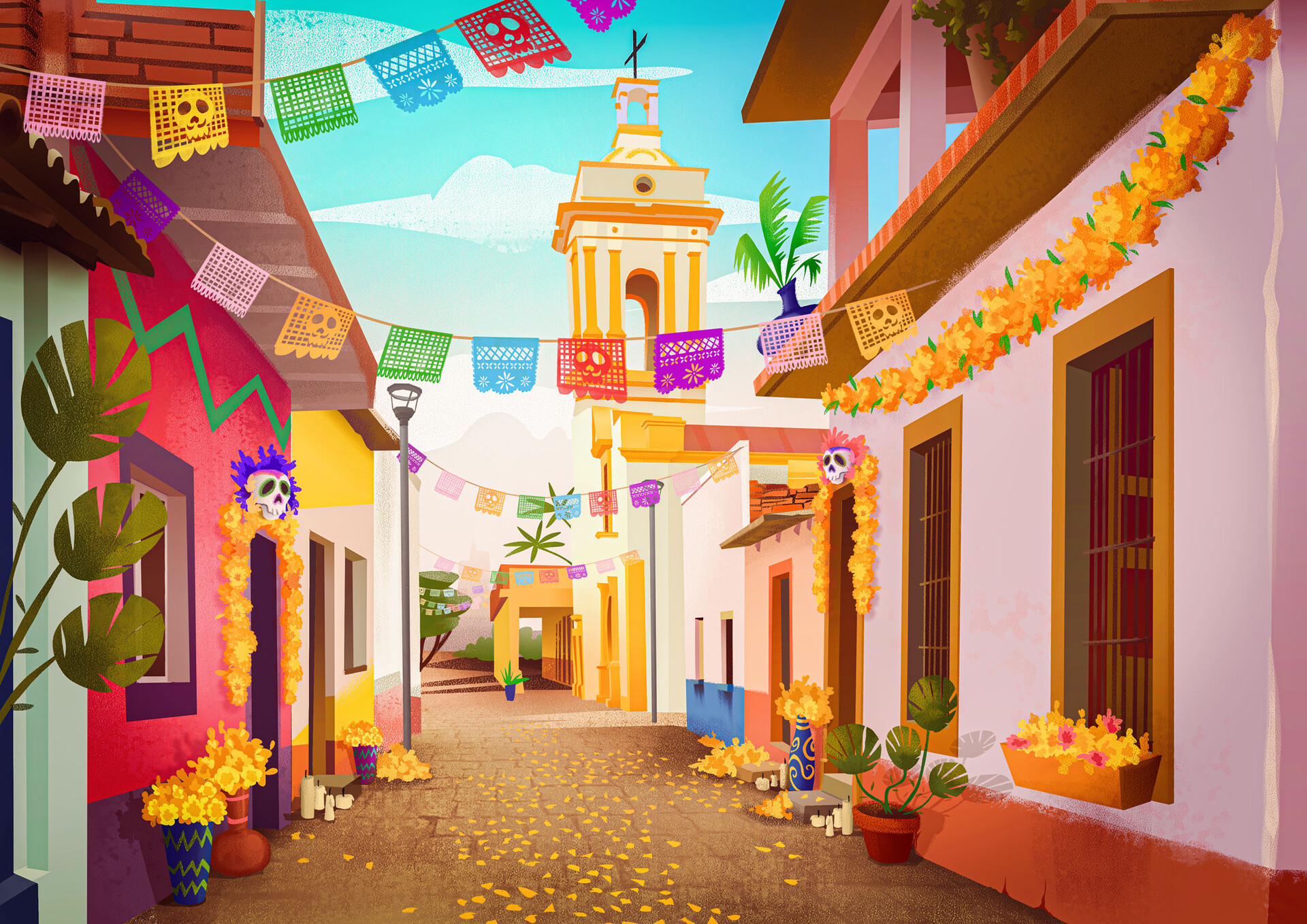 ArtStation - Mexico el día de los Muertos