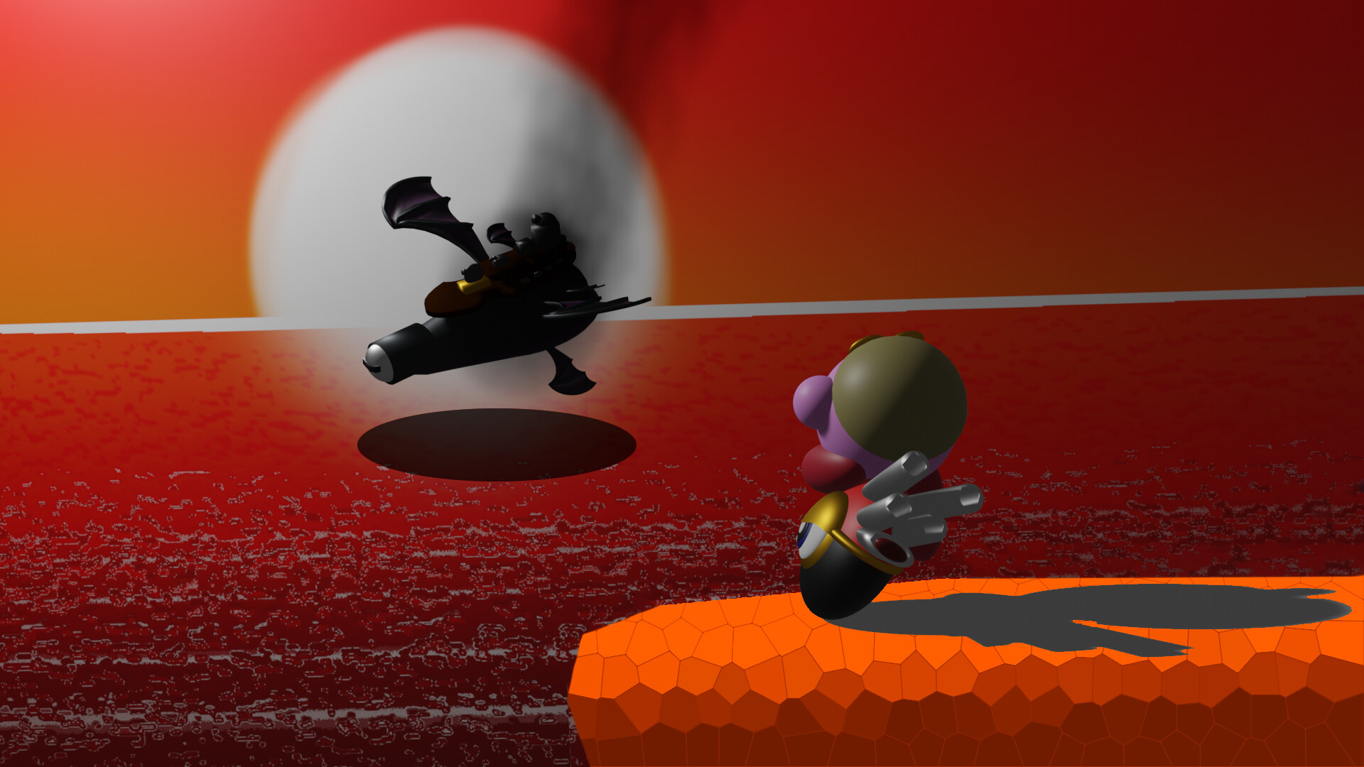 ArtStation - Recreation of Kirby Super Star Frame