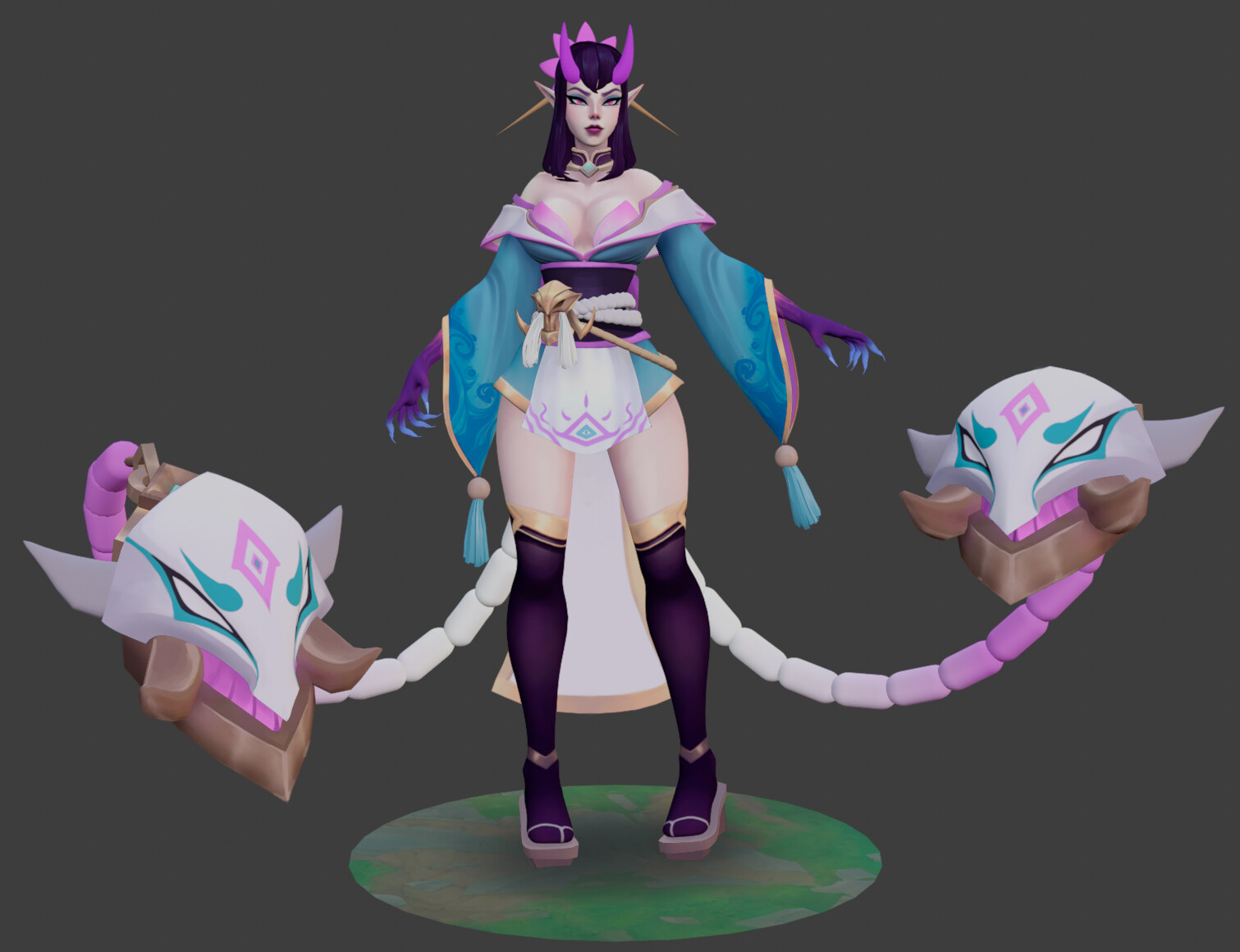 ArtStation - Spirit blossom Evelynn