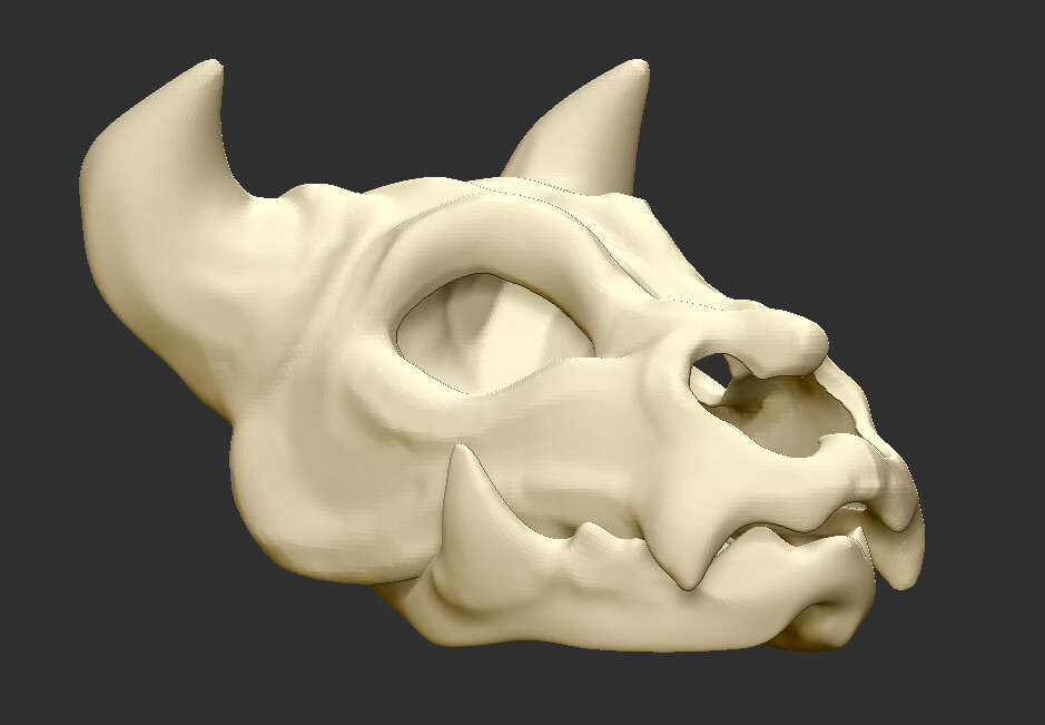 ArtStation - Creature Skull Speed Sculpt