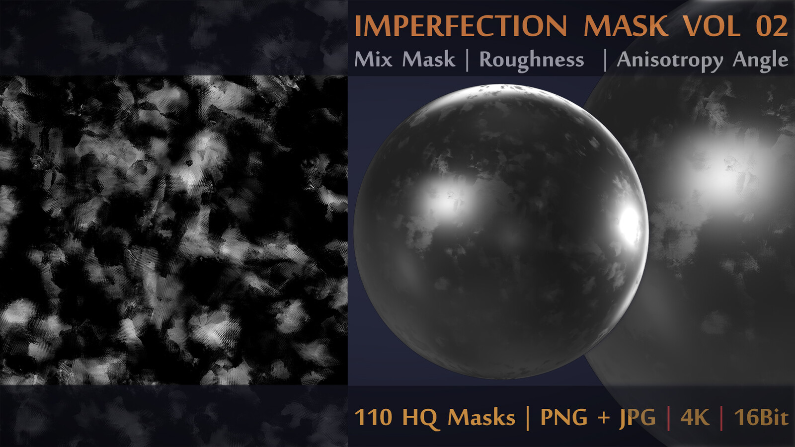 Hemase - Imperfection - Grunge Masks | Vol 02 | Seamless | PNG + JPG | 4k