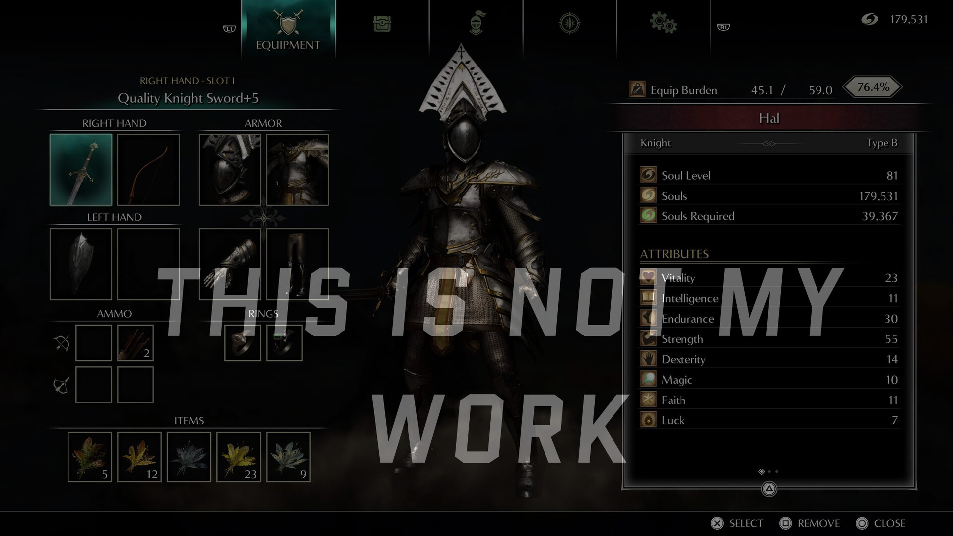Jajeev Nithiananda - Demon's Souls UI Redesign