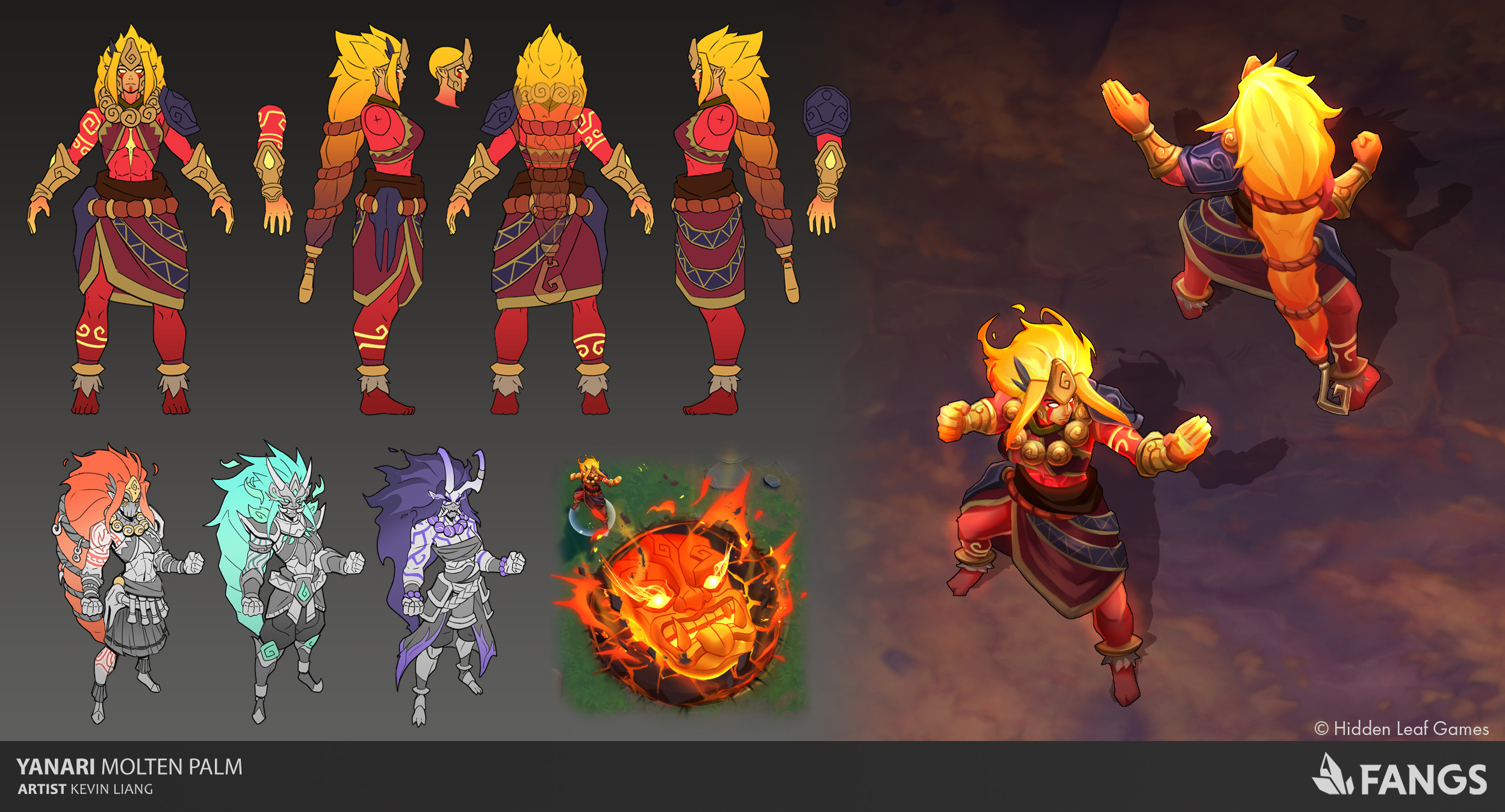 Kevin Liang - FANGS - Molten Palm Yanari