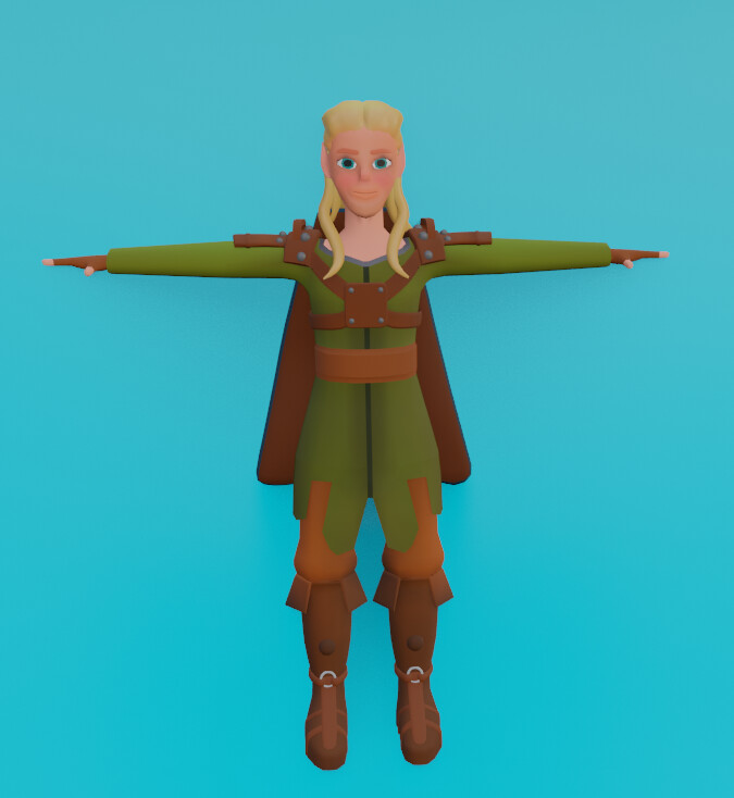 ArtStation - lowpoly character