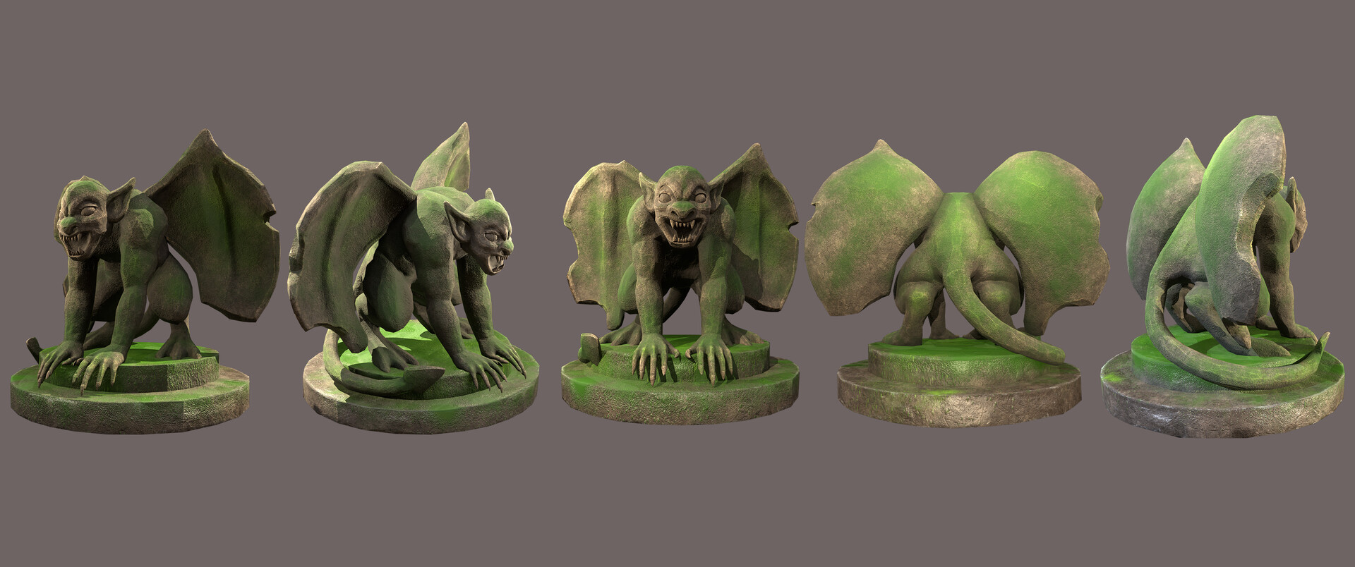 ArtStation - Gargoyle Statue