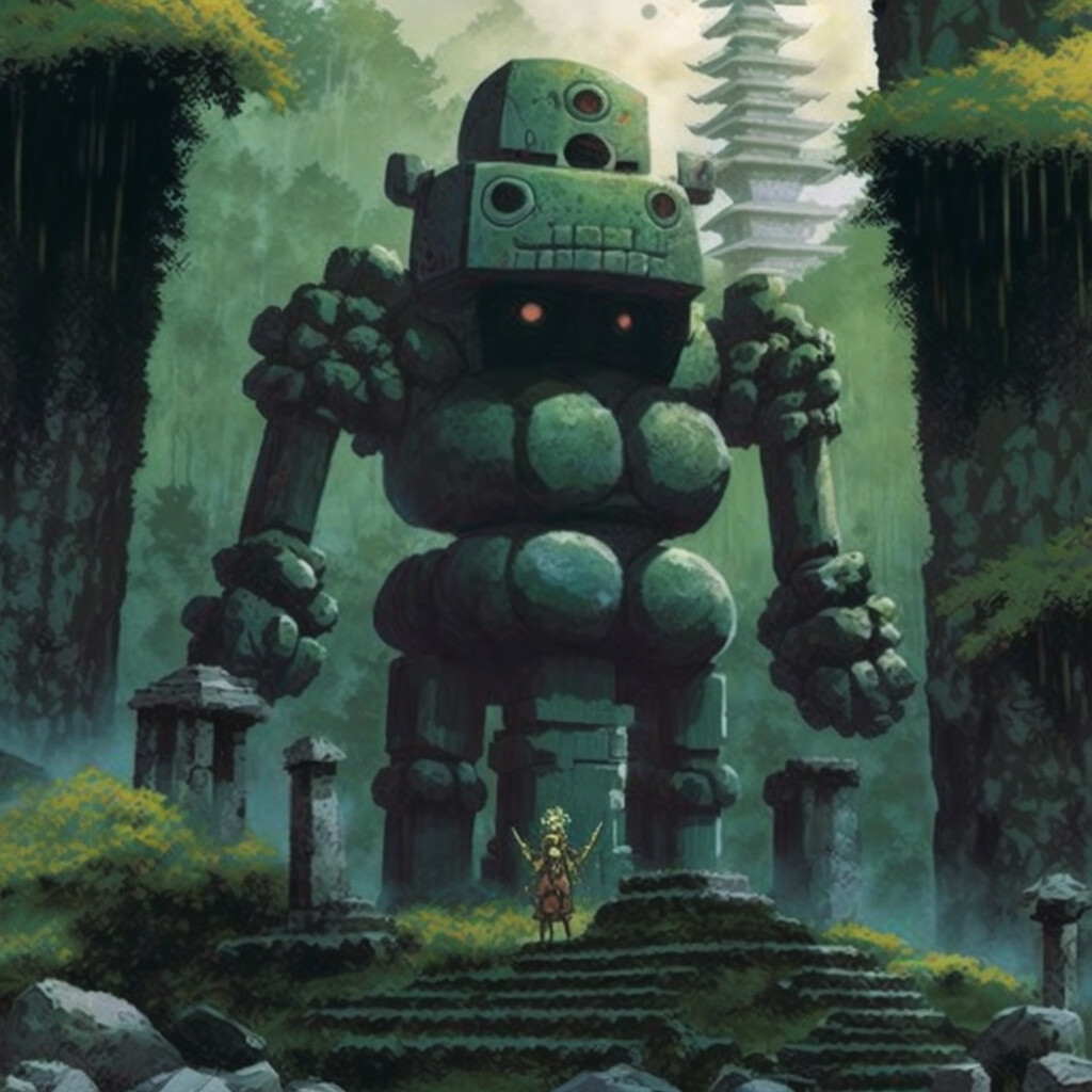 ArtStation - Stone Golem (Midjourney)