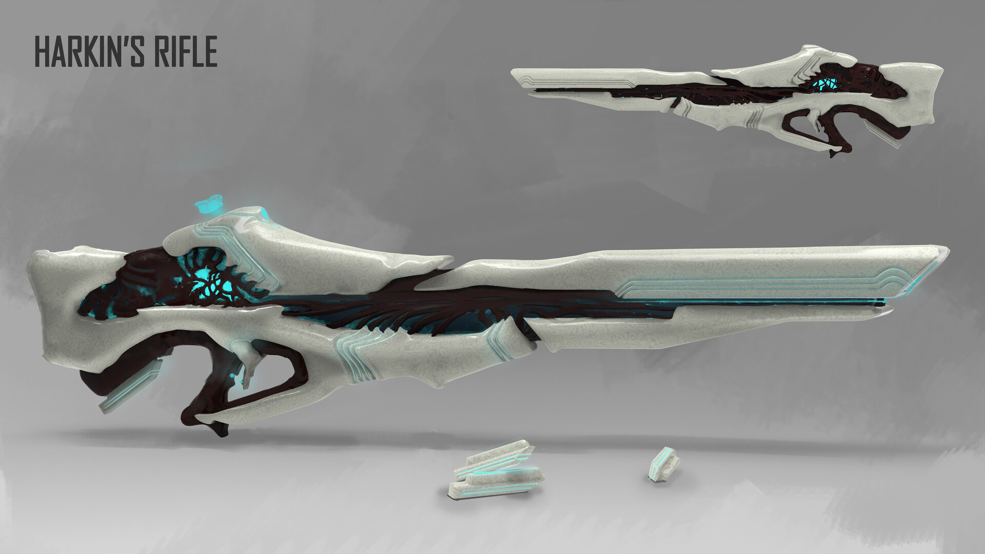 ArtStation - Alien Bone Rifle