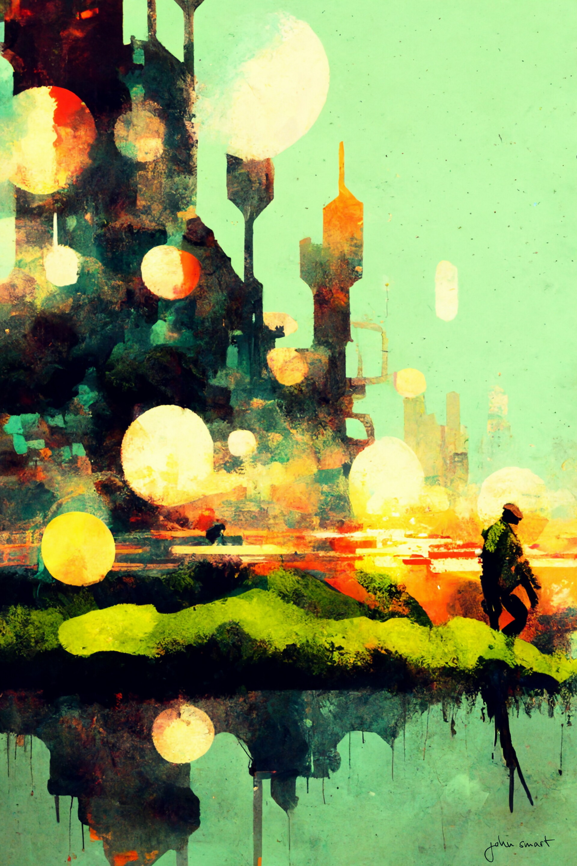 ArtStation - one of a hundred millions, john smart, midjourney_ai 2022