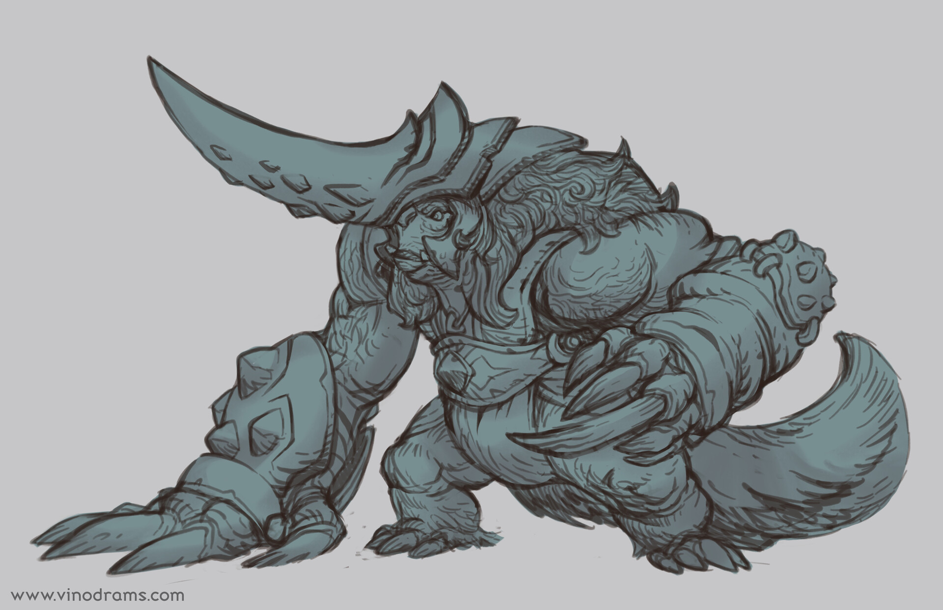 Vinod Rams - Seabear Berserker - The Arkane Cities of Sikaria