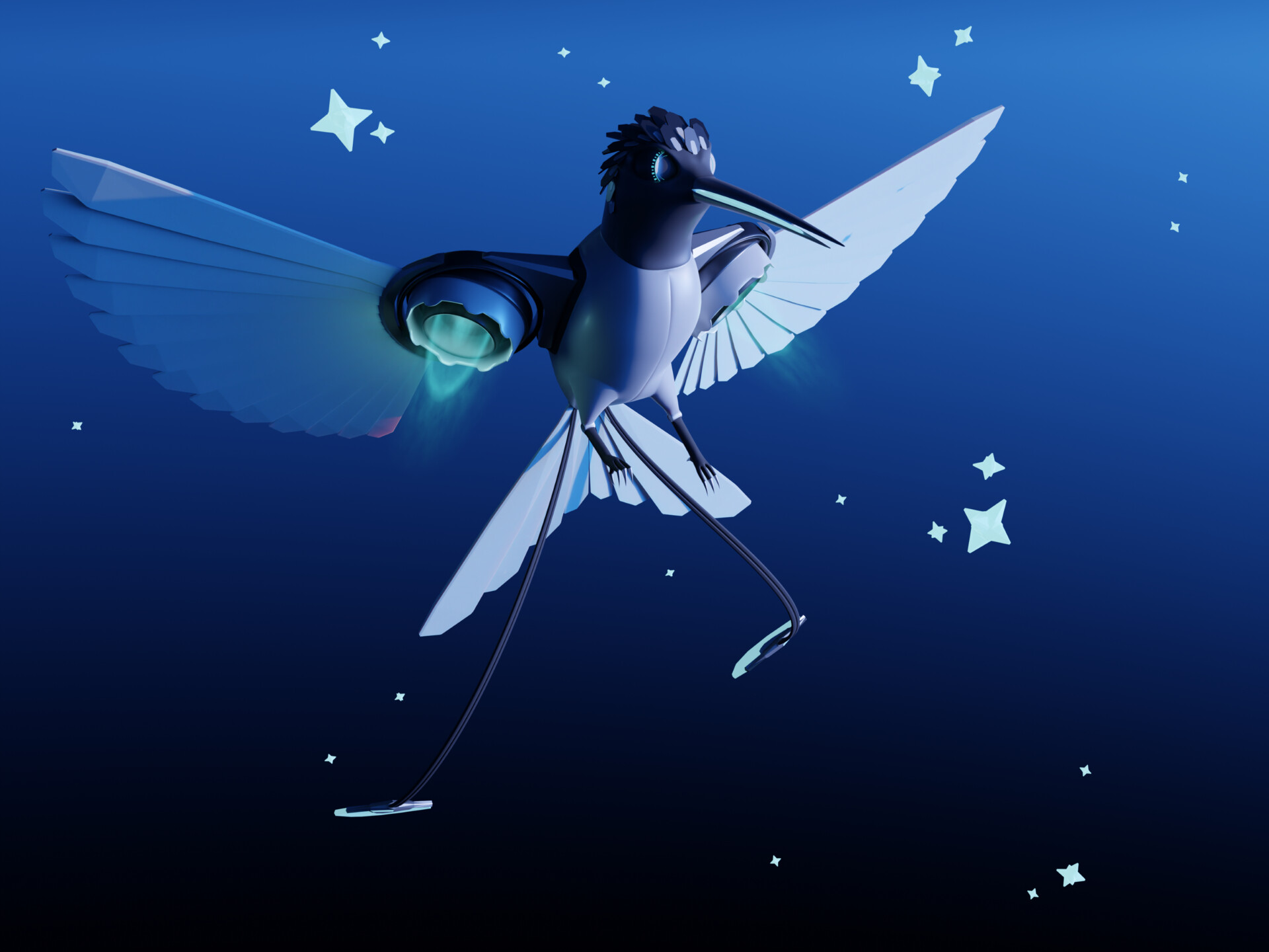 ArtStation - Robotic Hummingbird
