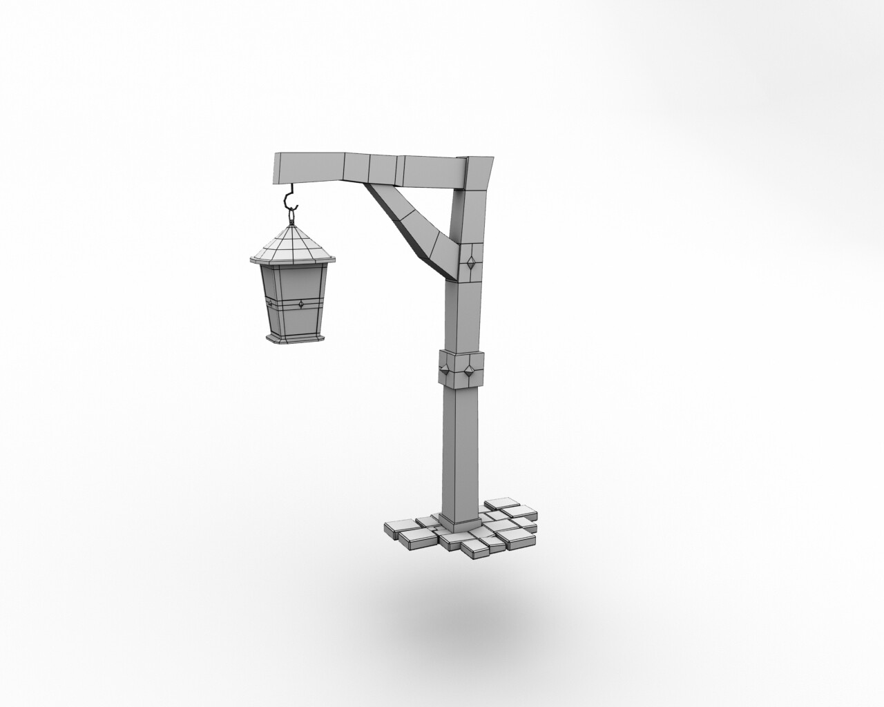 ArtStation - Low poly Lamp