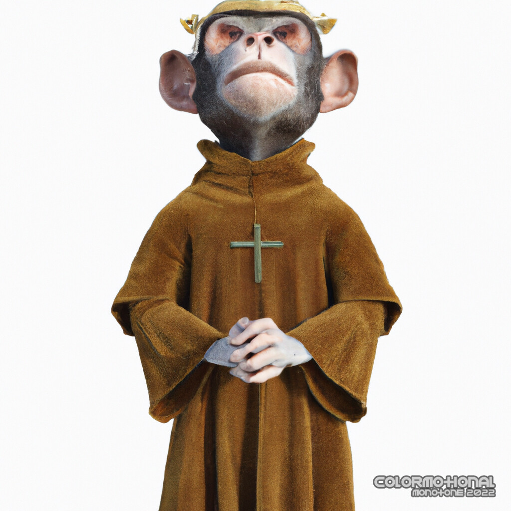 ArtStation - DALL-E - The Religious Ape