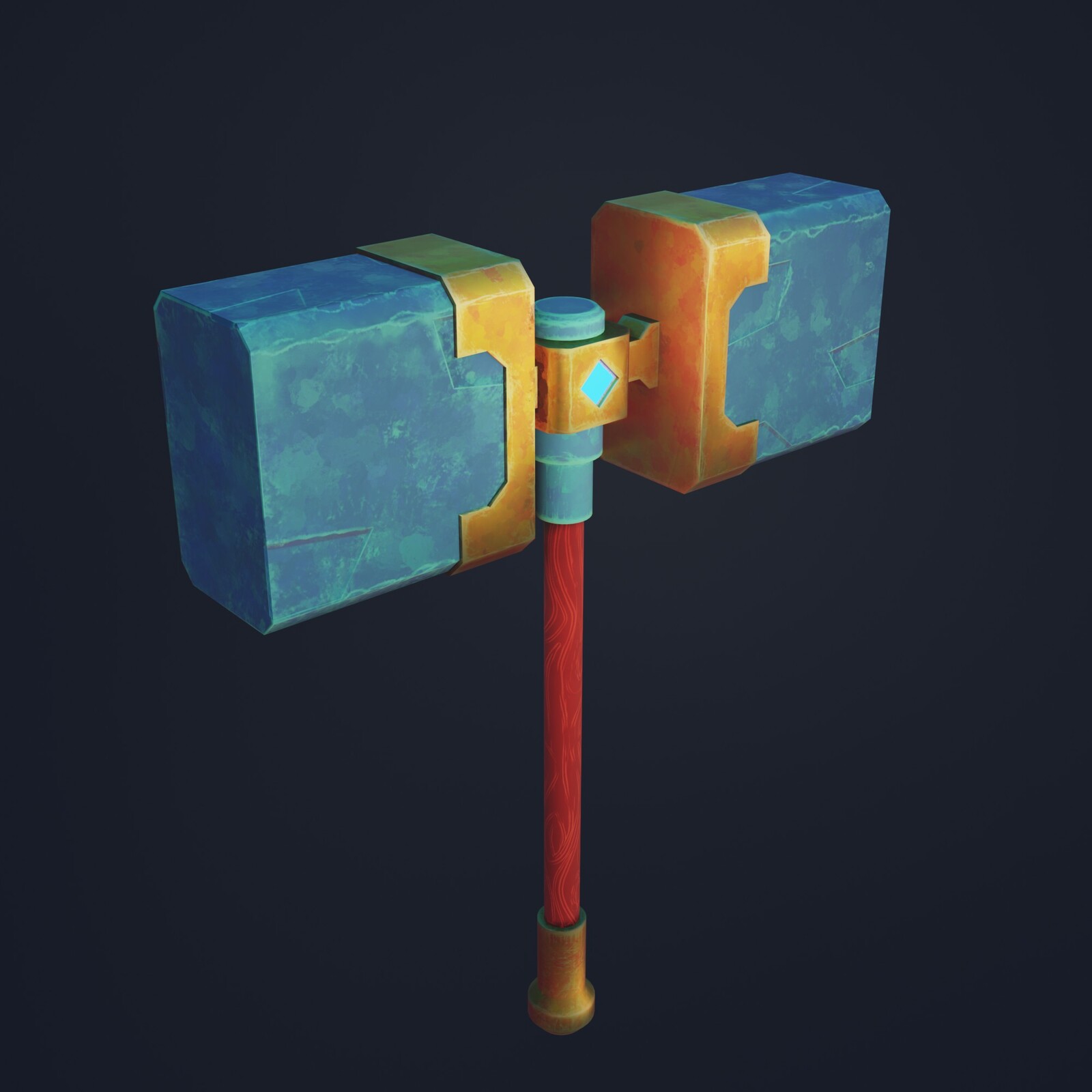 Anastasiia Kuprianova - stylized hammer